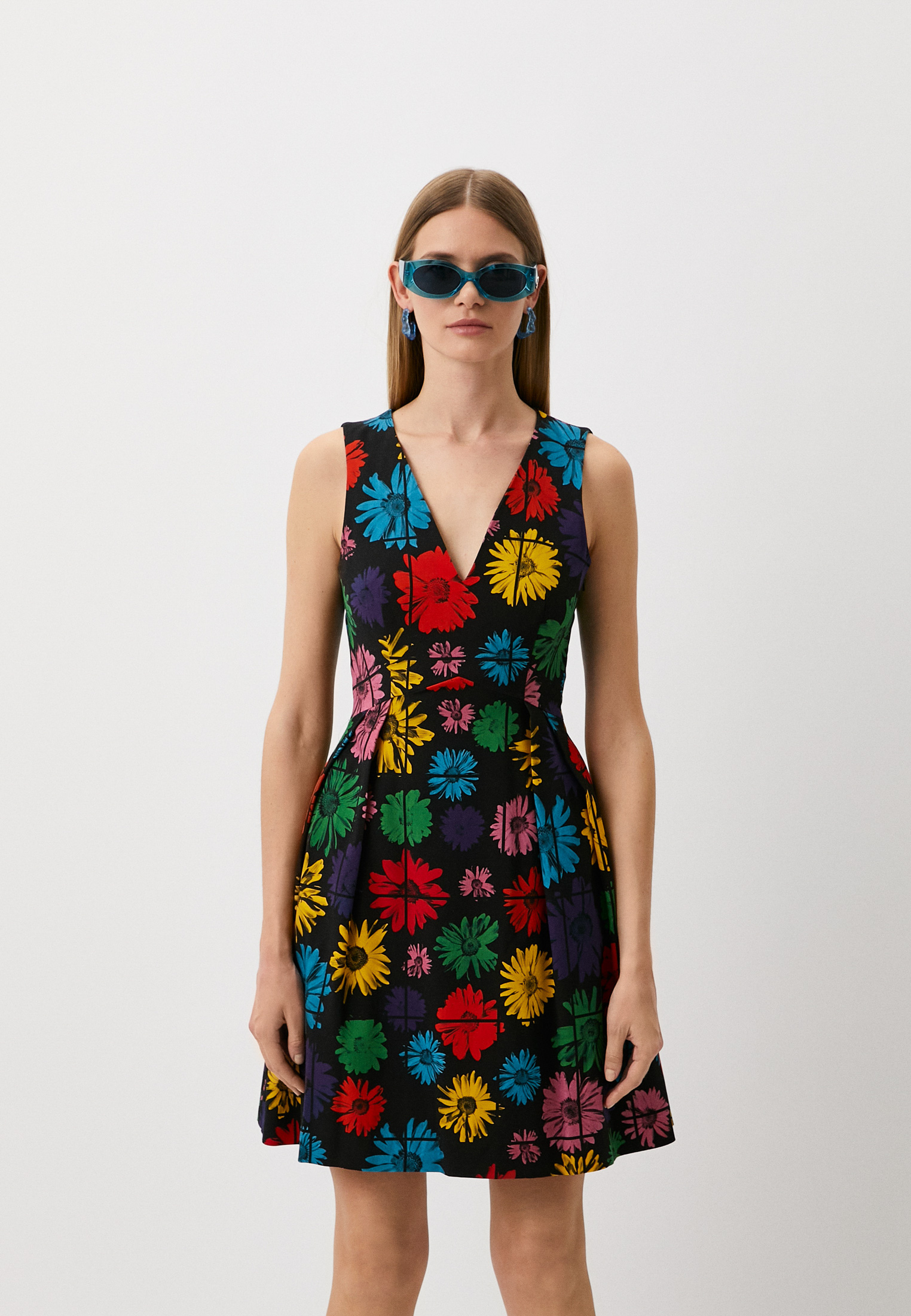 Платье Moschino, цвет: черный, RTLACQ869901 — купить в интернет ...