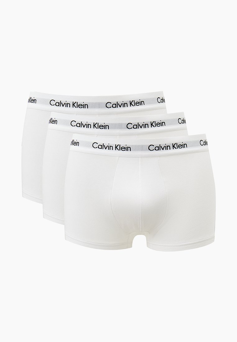 Трусы 3 шт. Calvin Klein Underwear LOW RISE TRUNK, цвет: белый ...