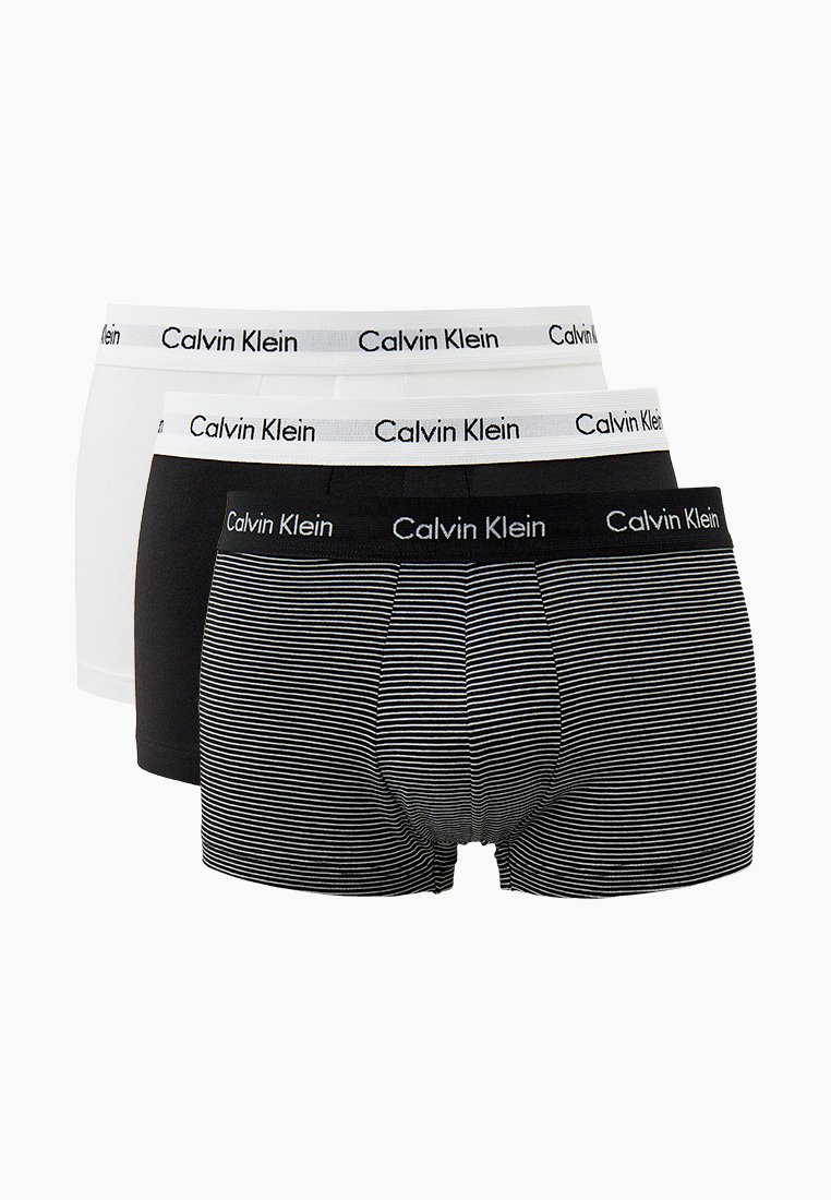Трусы 3 шт. Calvin Klein Underwear LOW RISE TRUNK, цвет: белый ...