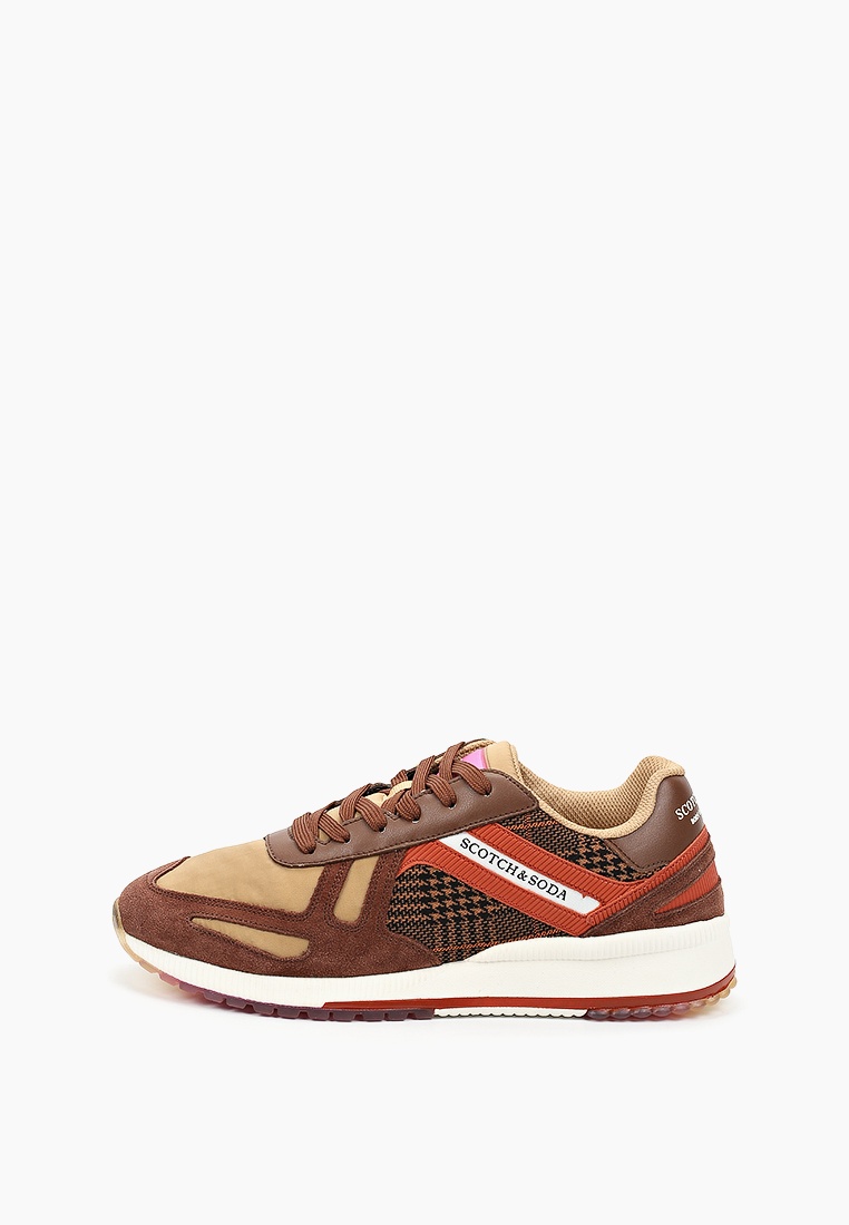 Кроссовки Scotch&Soda, цвет: коричневый, RTLACR091001 — купить в ...