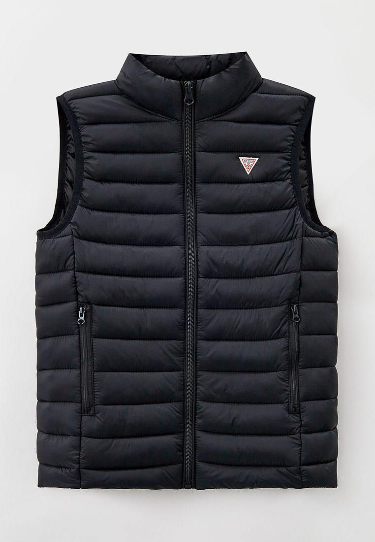 Жилет утепленный Guess, цвет: черный, RTLACR331601 — купить в интернет ...