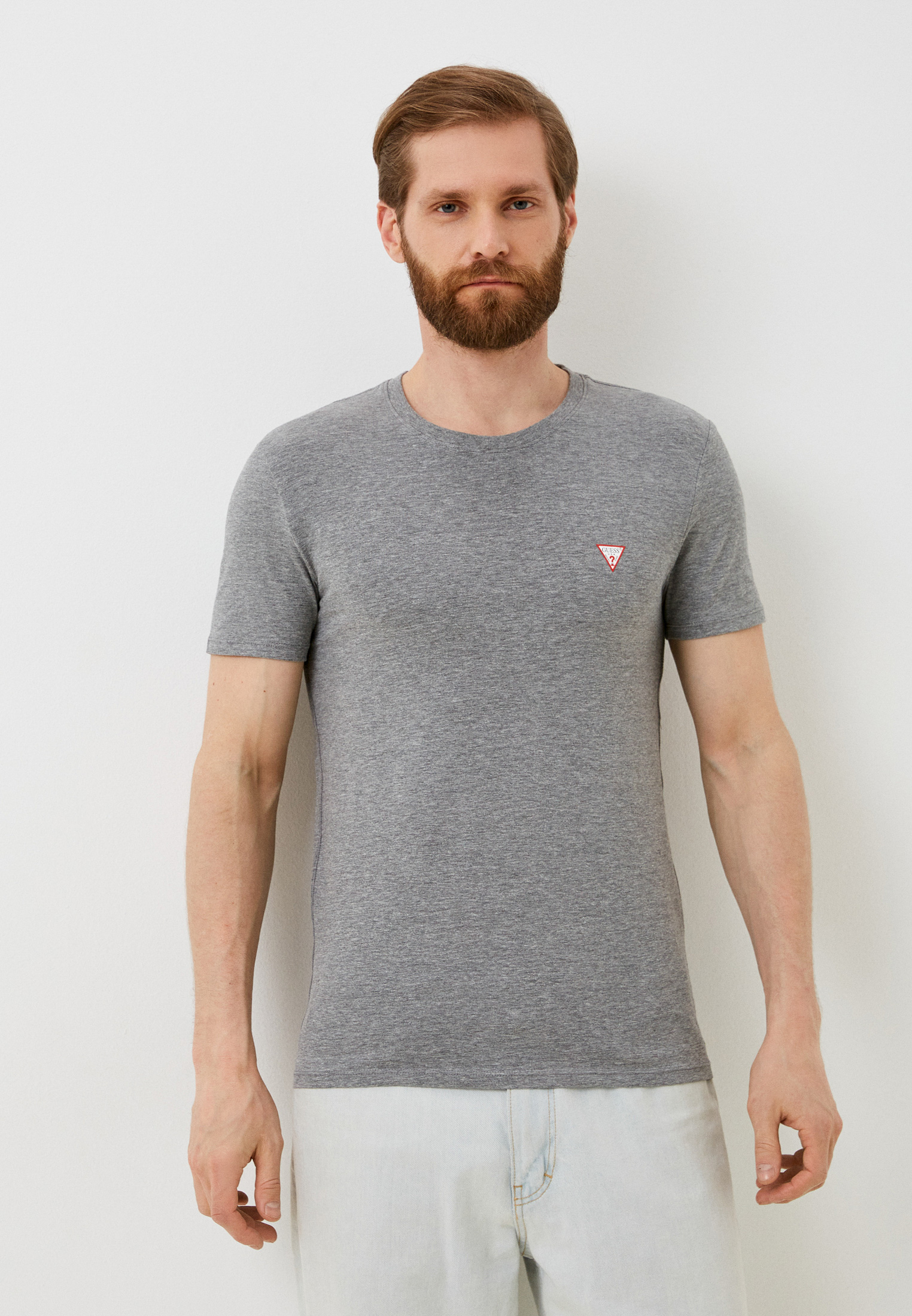 Футболка Guess, цвет: серый, RTLACR333401 — купить в интернет-магазине ...