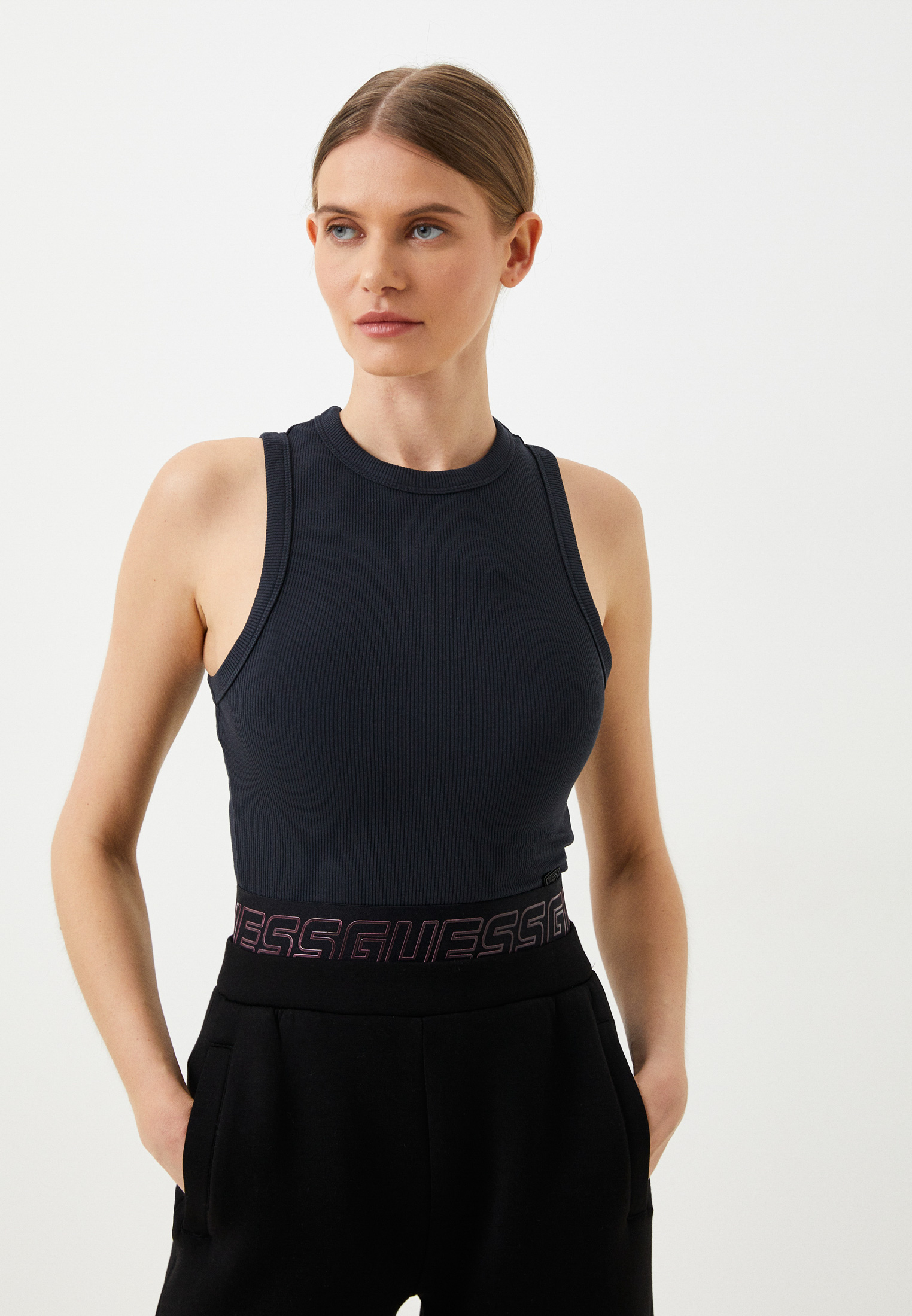 Майка Guess EDIE, цвет: черный, RTLACI813401 — купить в интернет ...