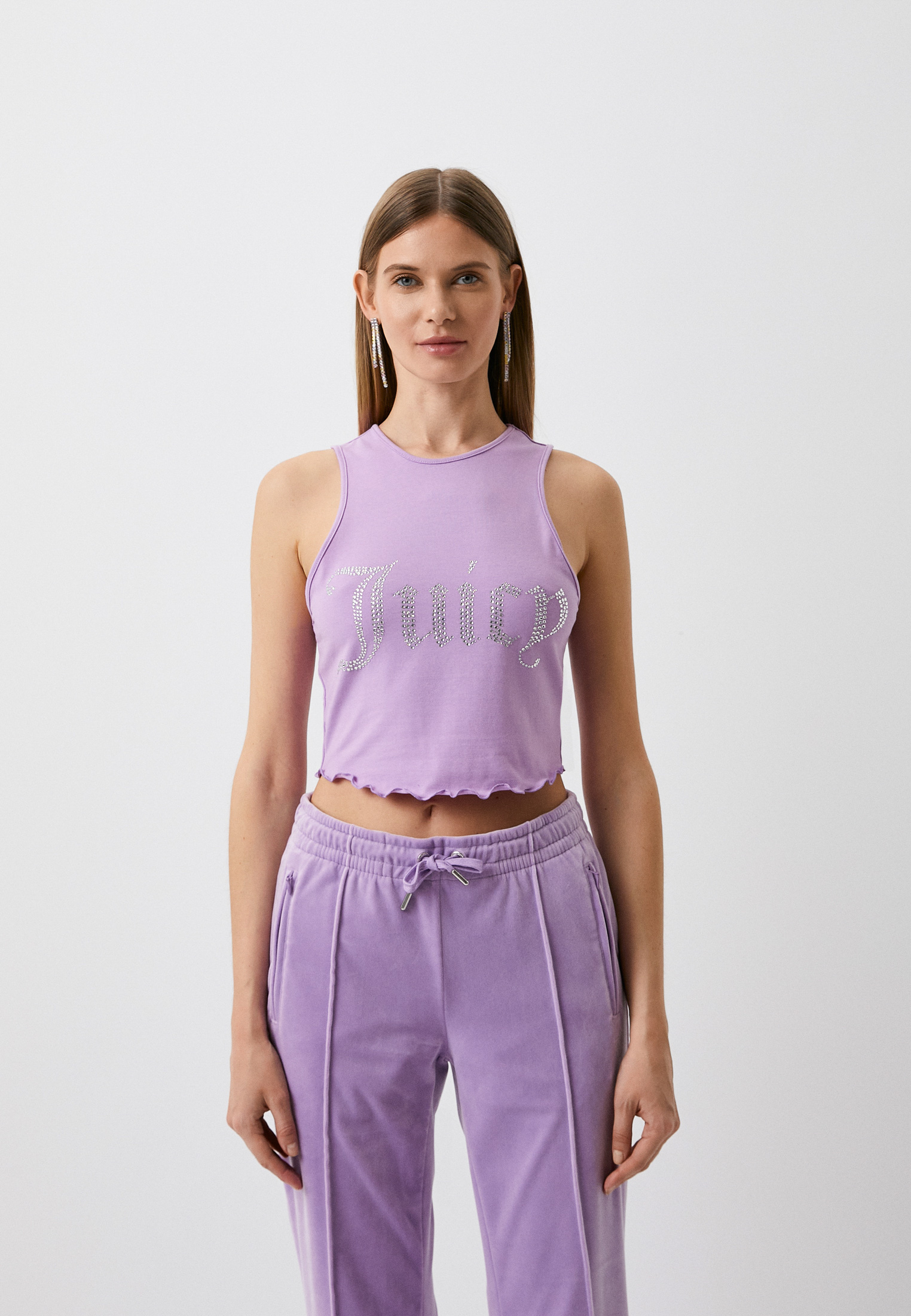 Топ Juicy Couture, цвет: фиолетовый, RTLACR352601 — купить в интернет ...