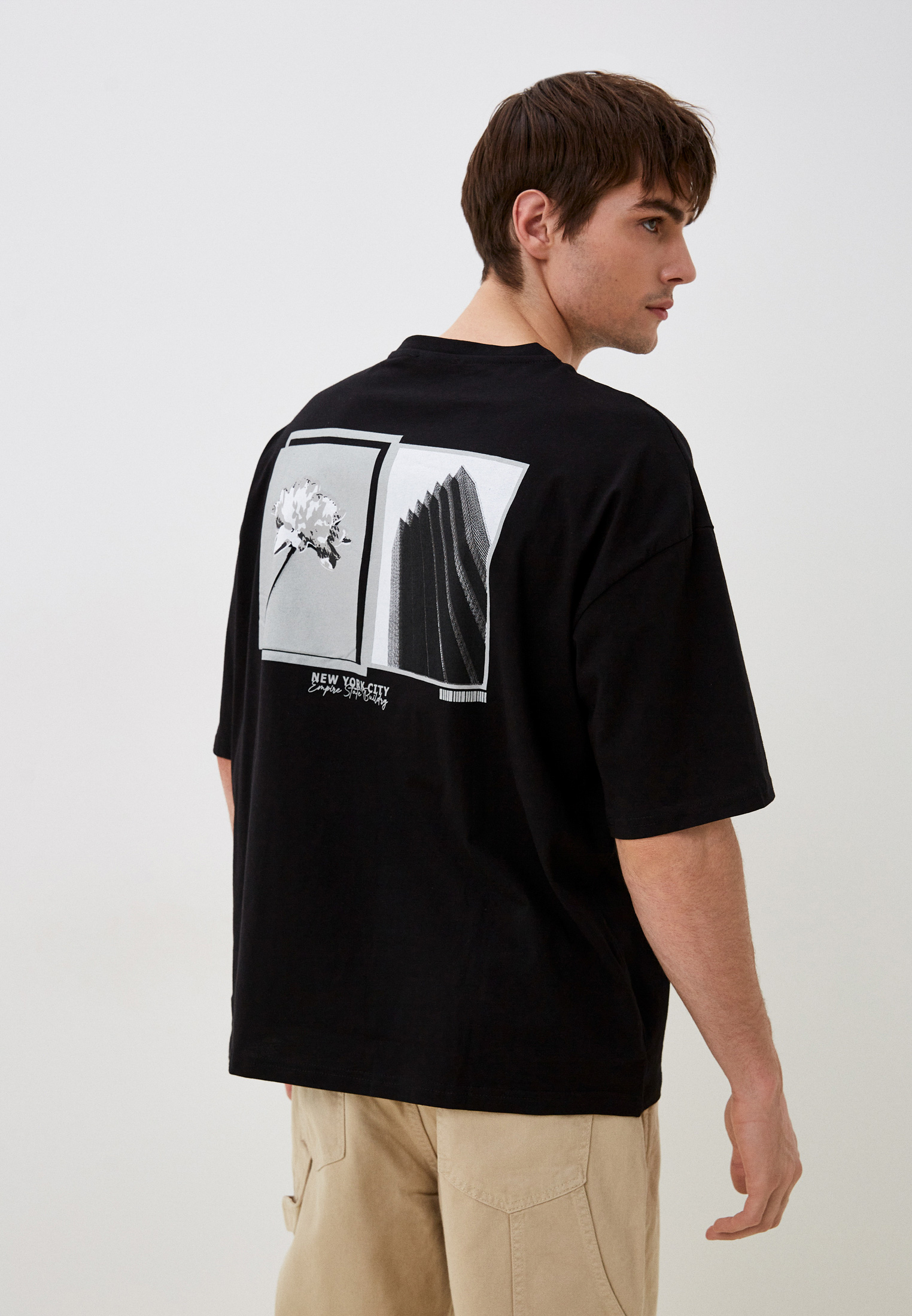 Футболка Trendyol, цвет: черный, RTLACR387001 — купить в интернет ...