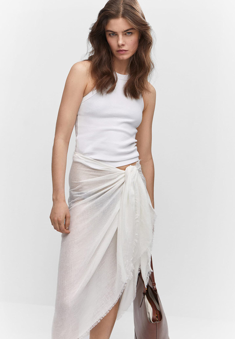 Топ Mango BONI, цвет: белый, RTLACR597701 — купить в интернет-магазине ...