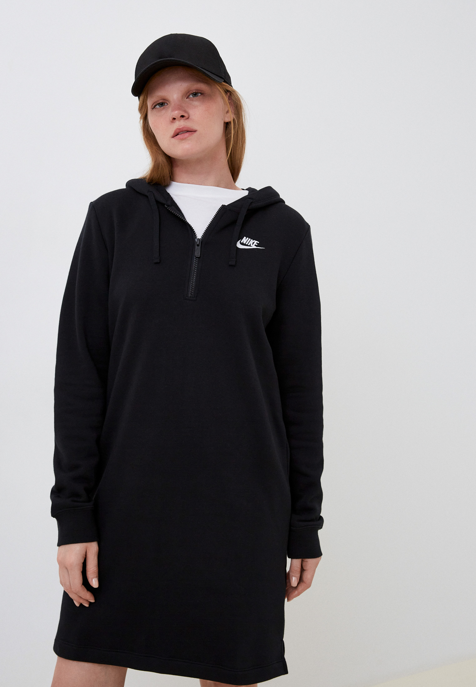 Платье Nike Nike Sportswear Club Fleece Wo, цвет: черный, RTLACR854701 ...