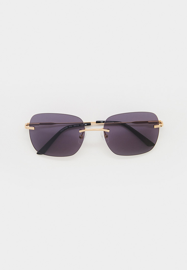 Очки солнцезащитные Calvin Klein CK20103S 070, цвет: золотой ...