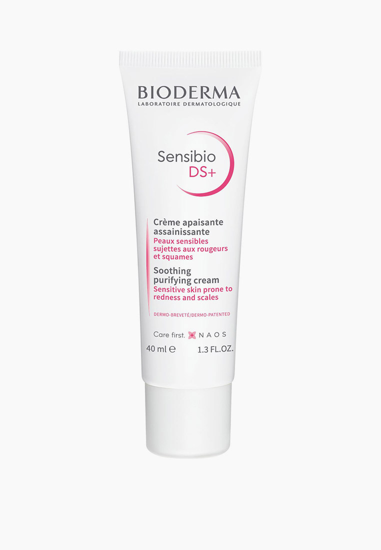 Крем для лица Bioderma Сенсибио DS+, 40 мл, цвет: прозрачный ...