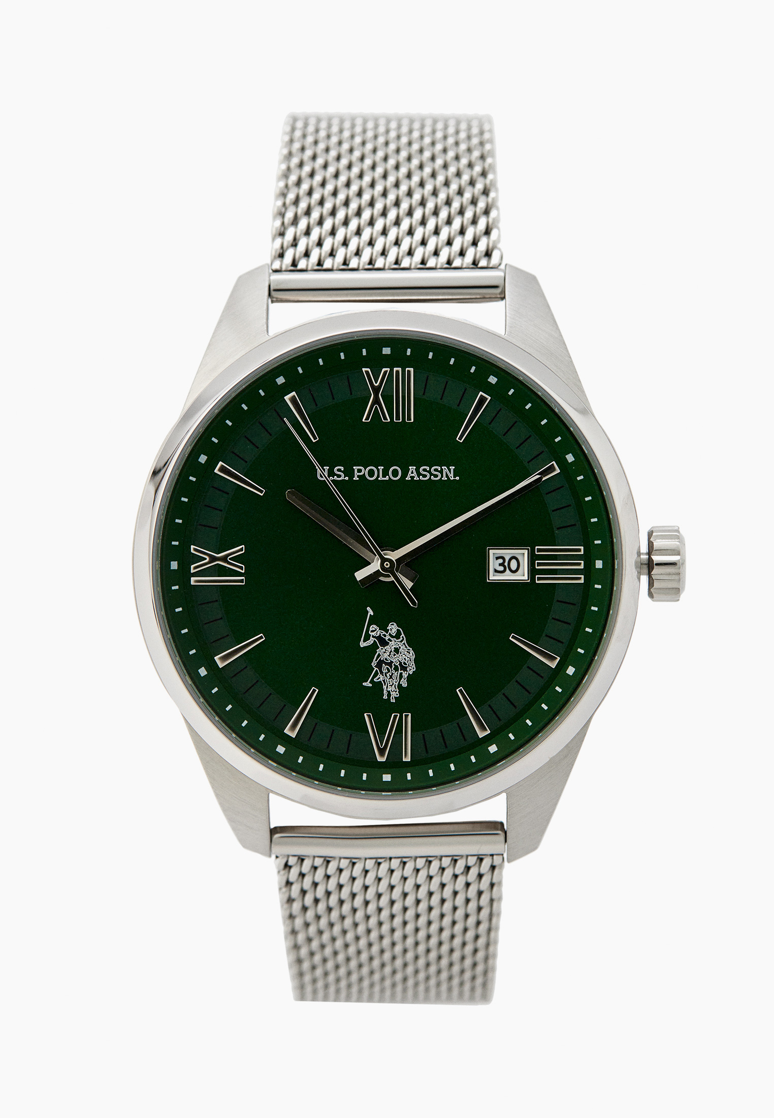 Часы U.S. Polo Assn. USPA1001-07, цвет: серебряный, RTLACS220701 ...