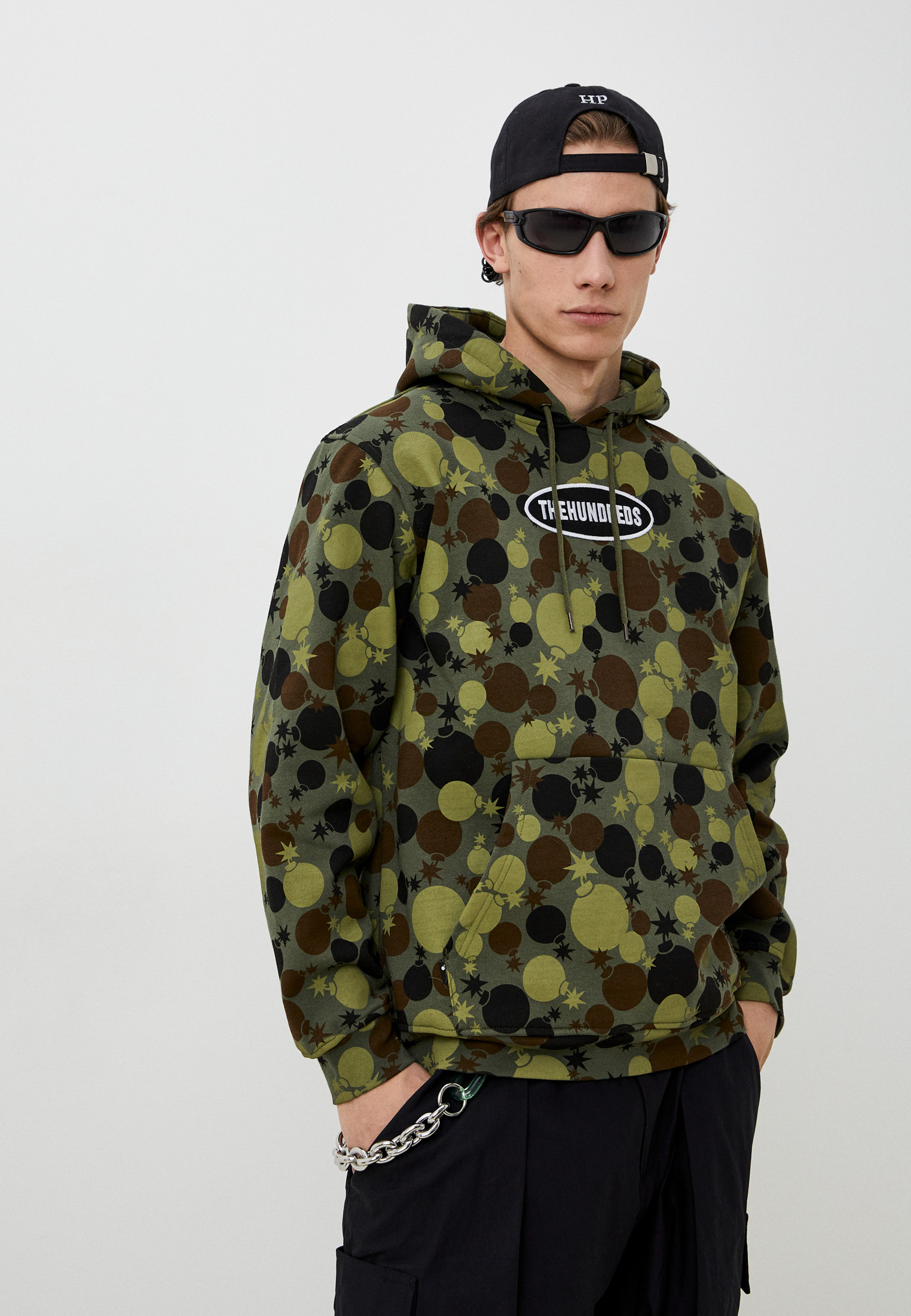 Худи The Hundreds, цвет: хаки, RTLACS272501 — купить в интернет ...