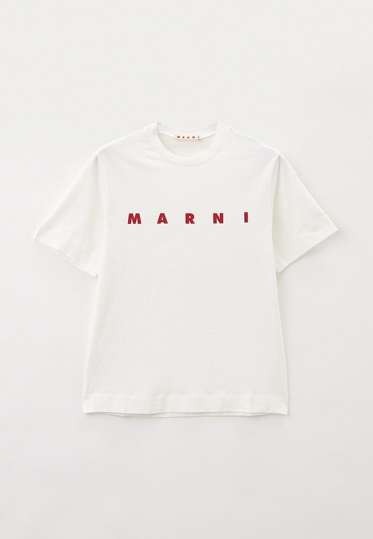 Футболка Marni, цвет: белый, RTLACS305501 — купить в интернет-магазине ...