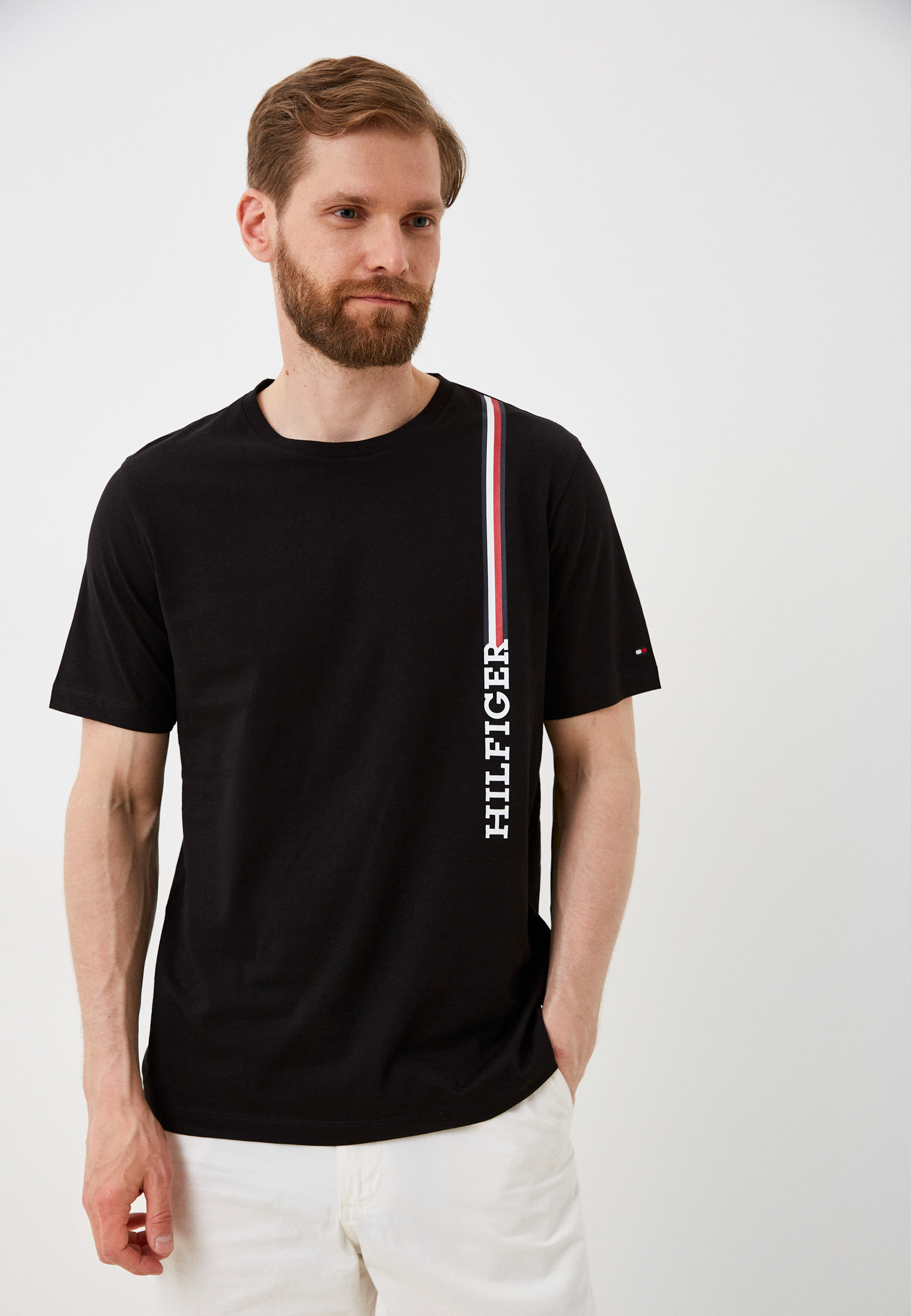 Футболка Tommy Hilfiger, цвет: черный, RTLACS319301 — купить в интернет ...