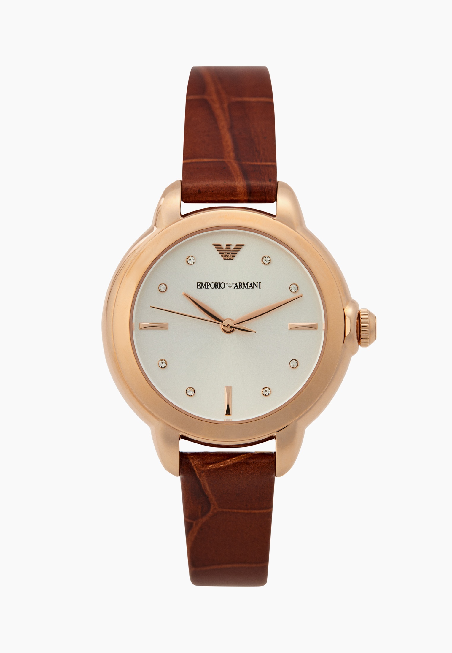 Часы Emporio Armani AR11525, цвет: коричневый, RTLACS463701 — купить в ...