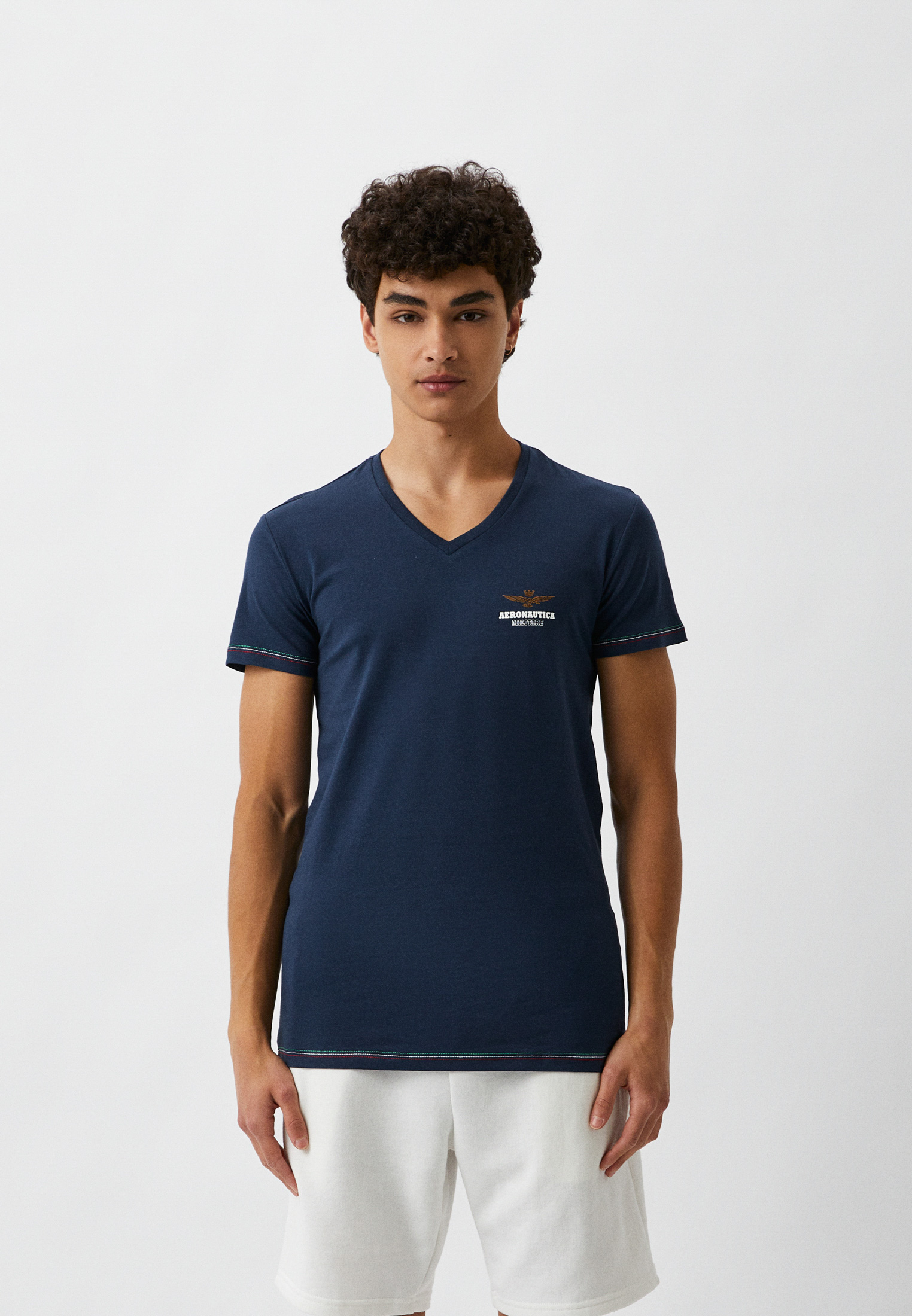 Футболка Aeronautica Militare, цвет: синий, RTLACS506101 — купить в ...