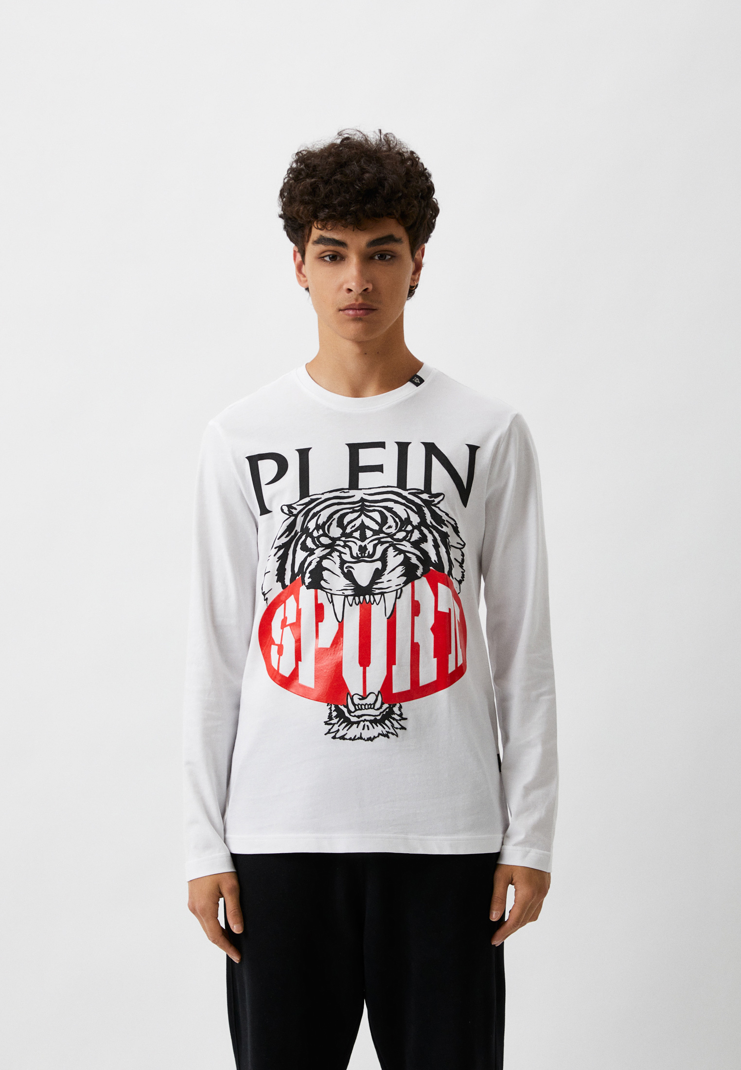 Лонгслив Plein Sport, цвет: белый, RTLACS548101 — купить в интернет ...