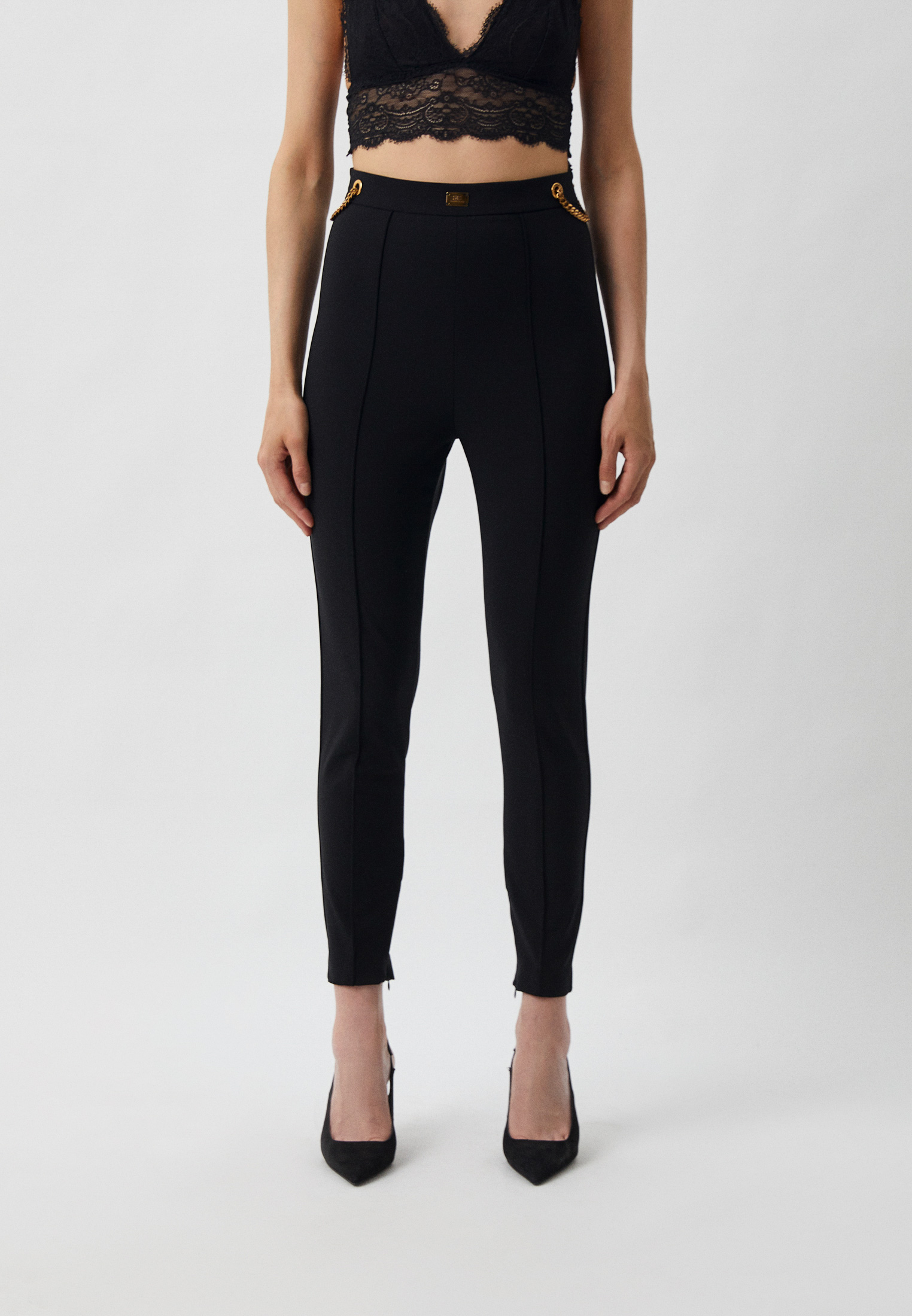 Брюки Elisabetta Franchi, цвет: черный, RTLACS812701 — купить в ...