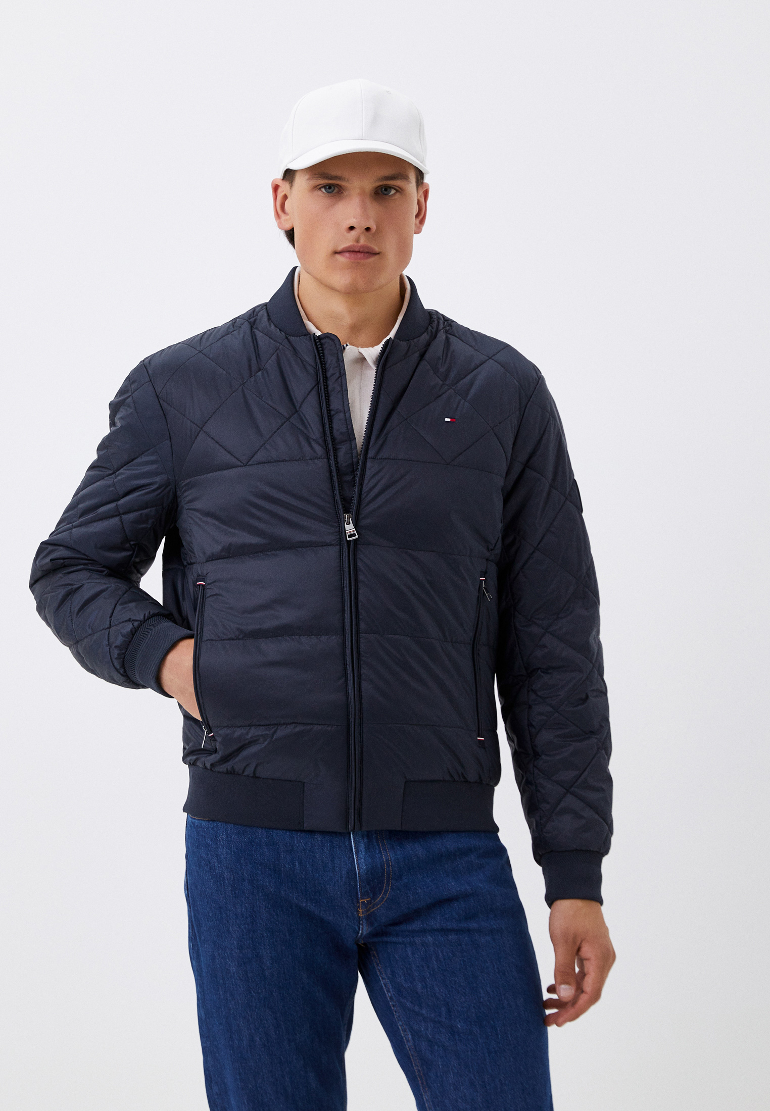 Куртка утепленная Tommy Hilfiger, цвет: синий, RTLACT024801 — купить в ...