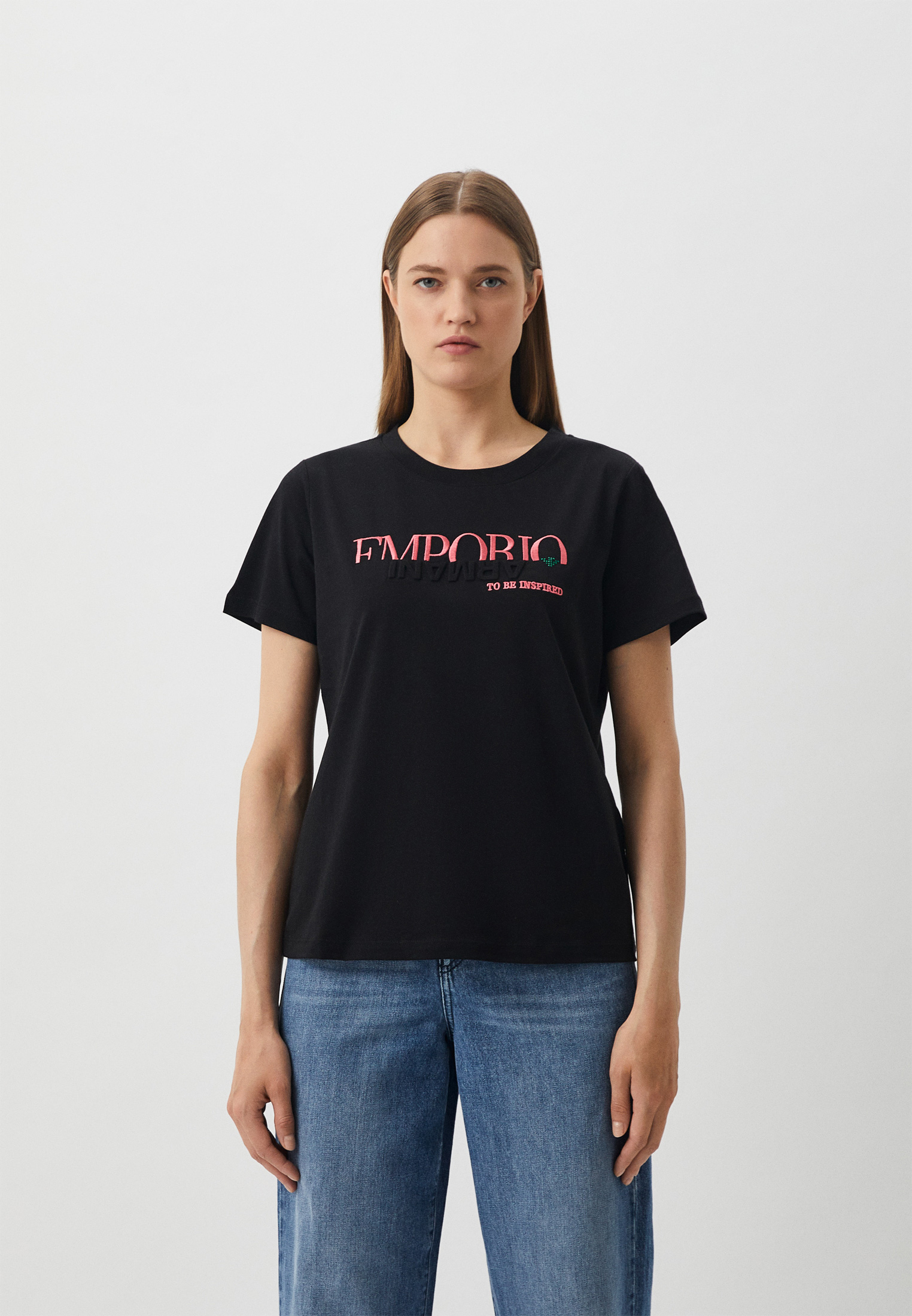 Футболка Emporio Armani, цвет: черный, RTLACT441501 — купить в интернет ...