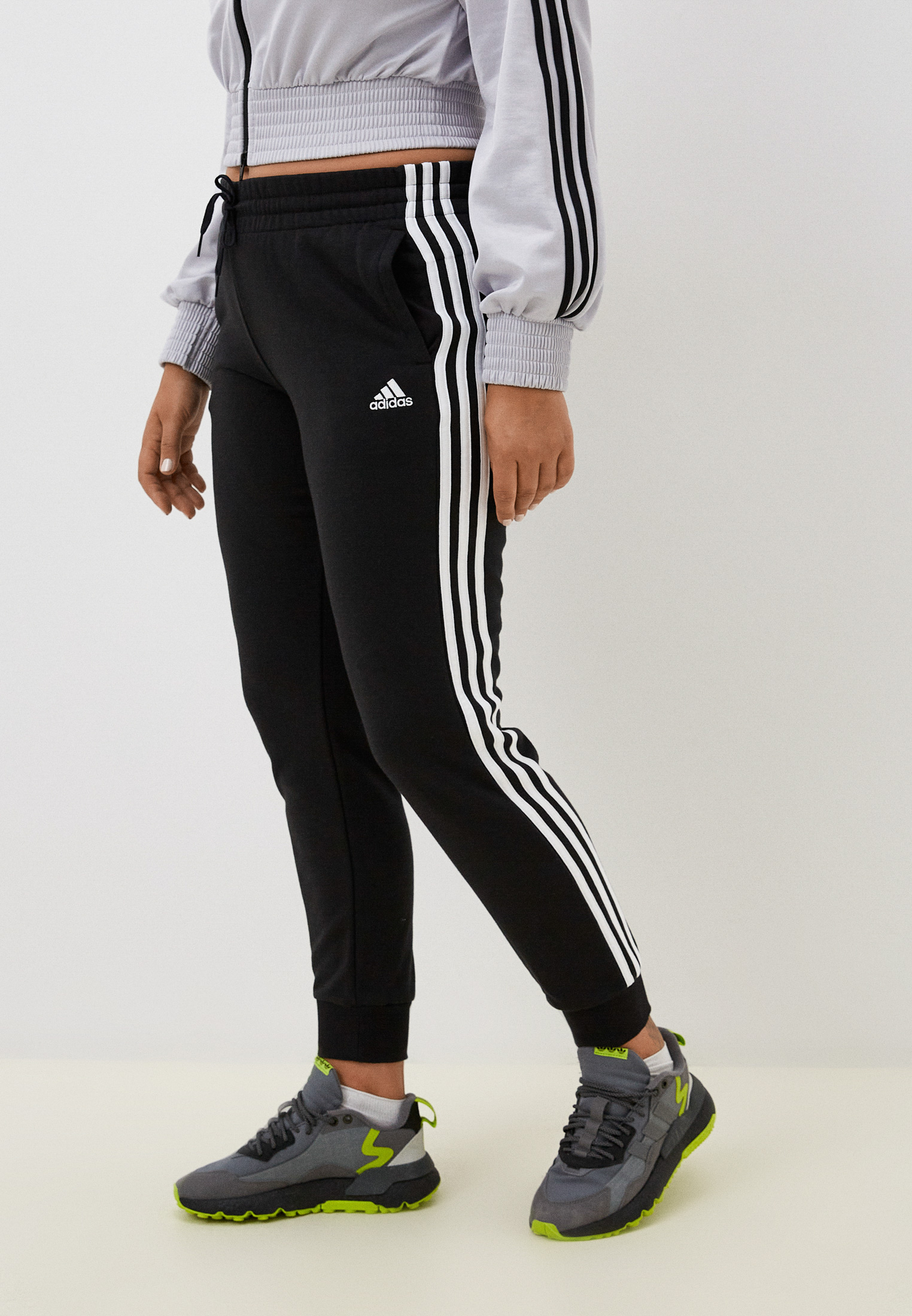 Брюки спортивные adidas W 3S FT C PT, цвет: черный, RTLACT469601 ...
