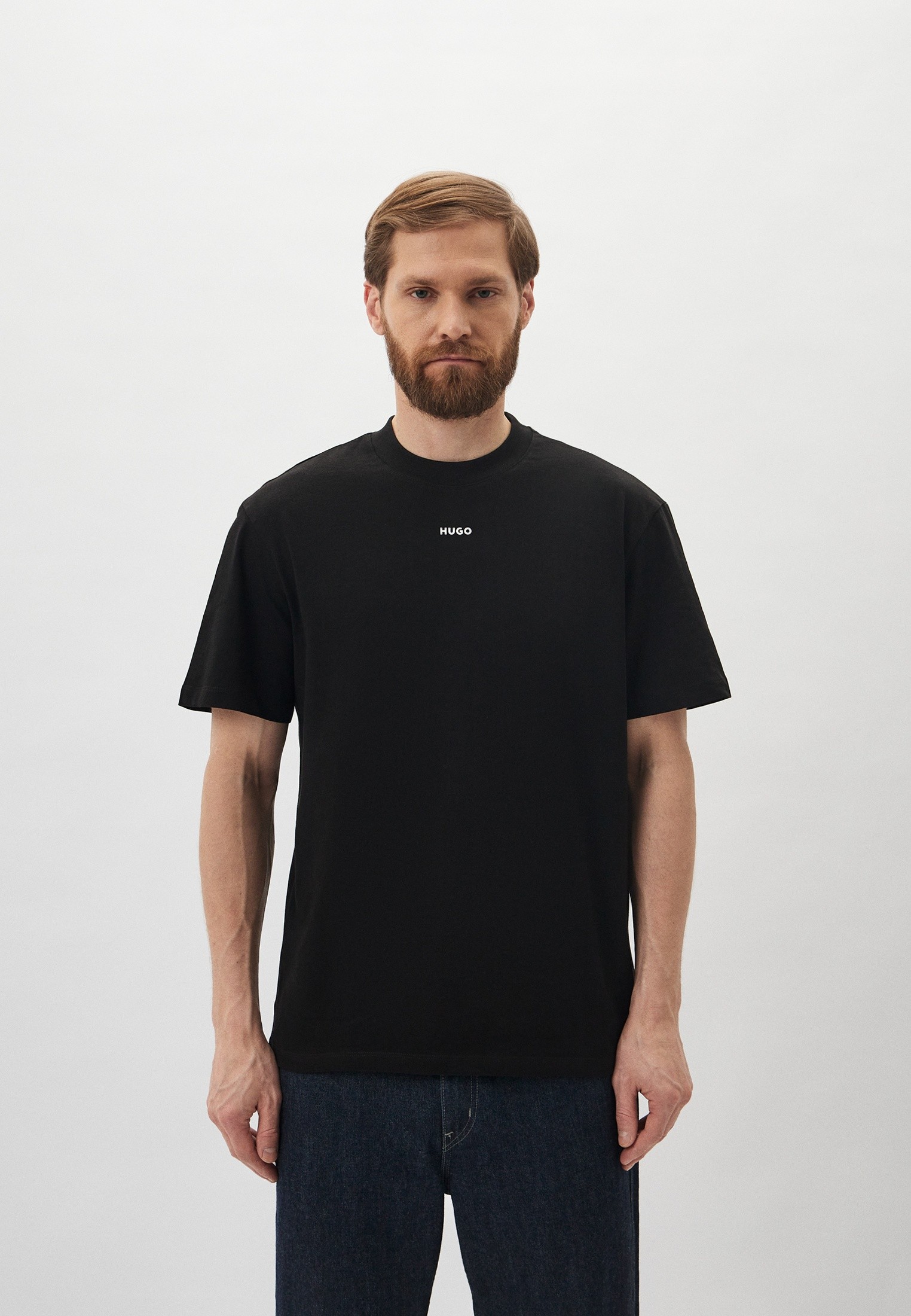 Футболка Hugo, цвет: черный, RTLACY477702 — купить в интернет-магазине ...
