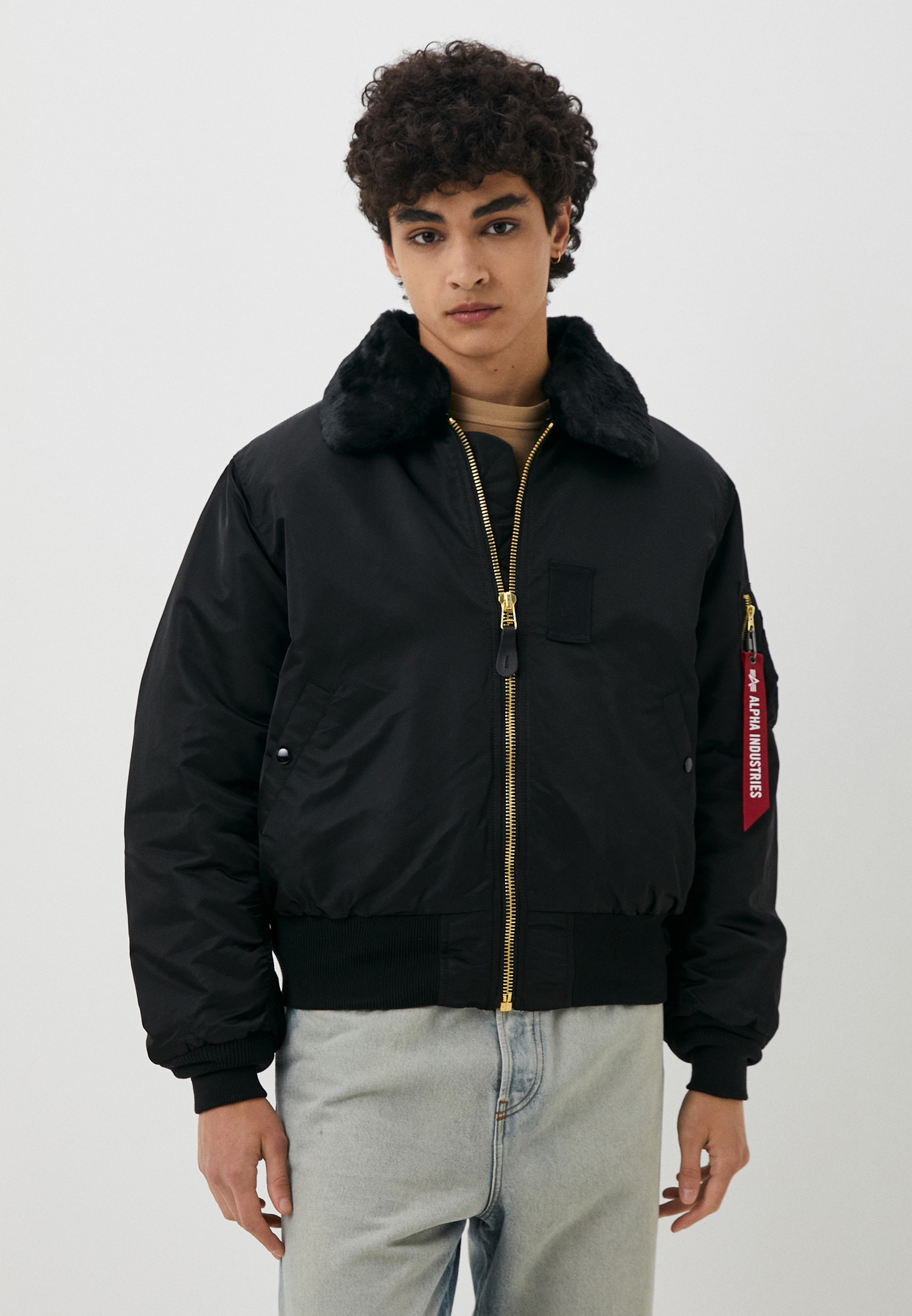 Куртка утепленная Alpha Industries ALPHA B-15 FLIGHT JACKET, цвет ...