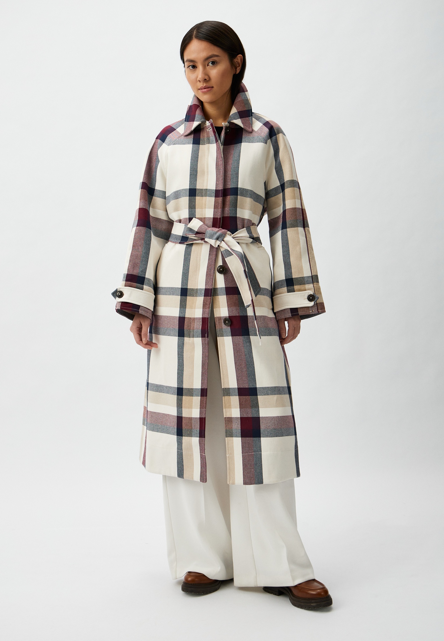 Плащ Tommy Hilfiger, цвет: бежевый, RTLACT778801 — купить в интернет ...