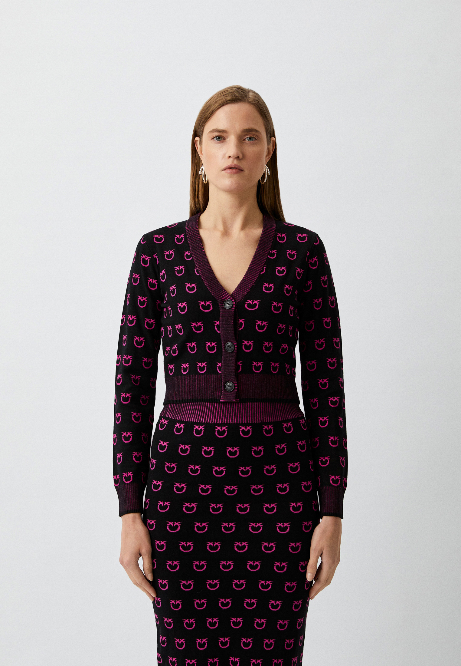 Кардиган Pinko, цвет: черный, RTLACU068701 — купить в интернет-магазине ...
