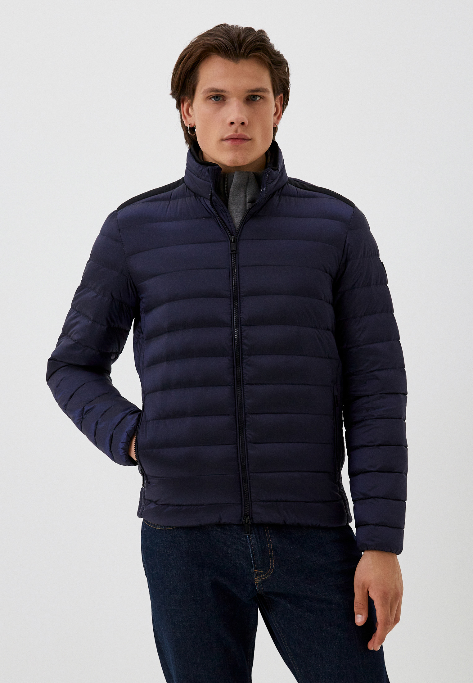 Куртка утепленная Guess, цвет: синий, RTLADP852201 — купить в интернет ...