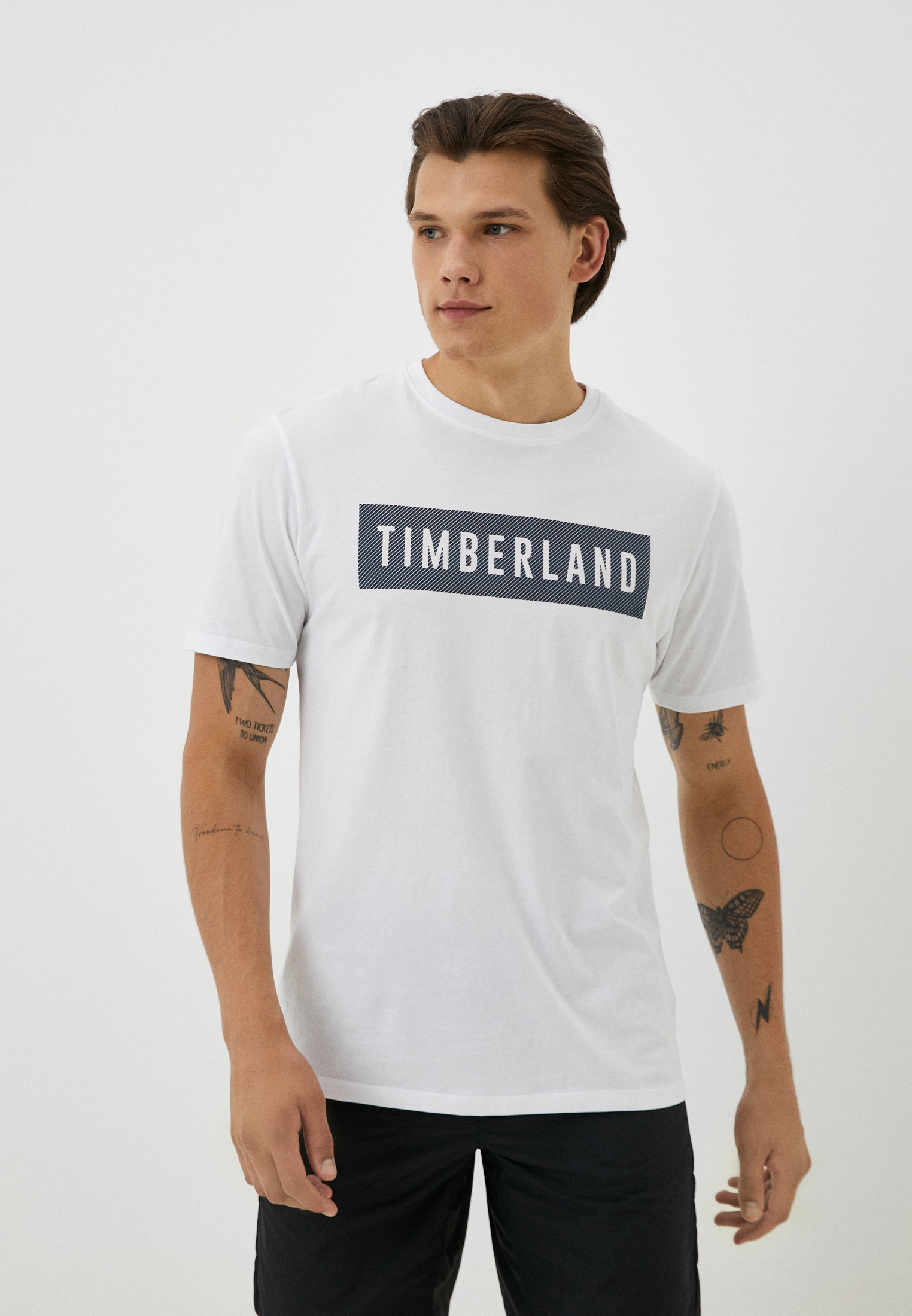 Футболка Timberland, цвет: белый, RTLACU140101 — купить в интернет ...
