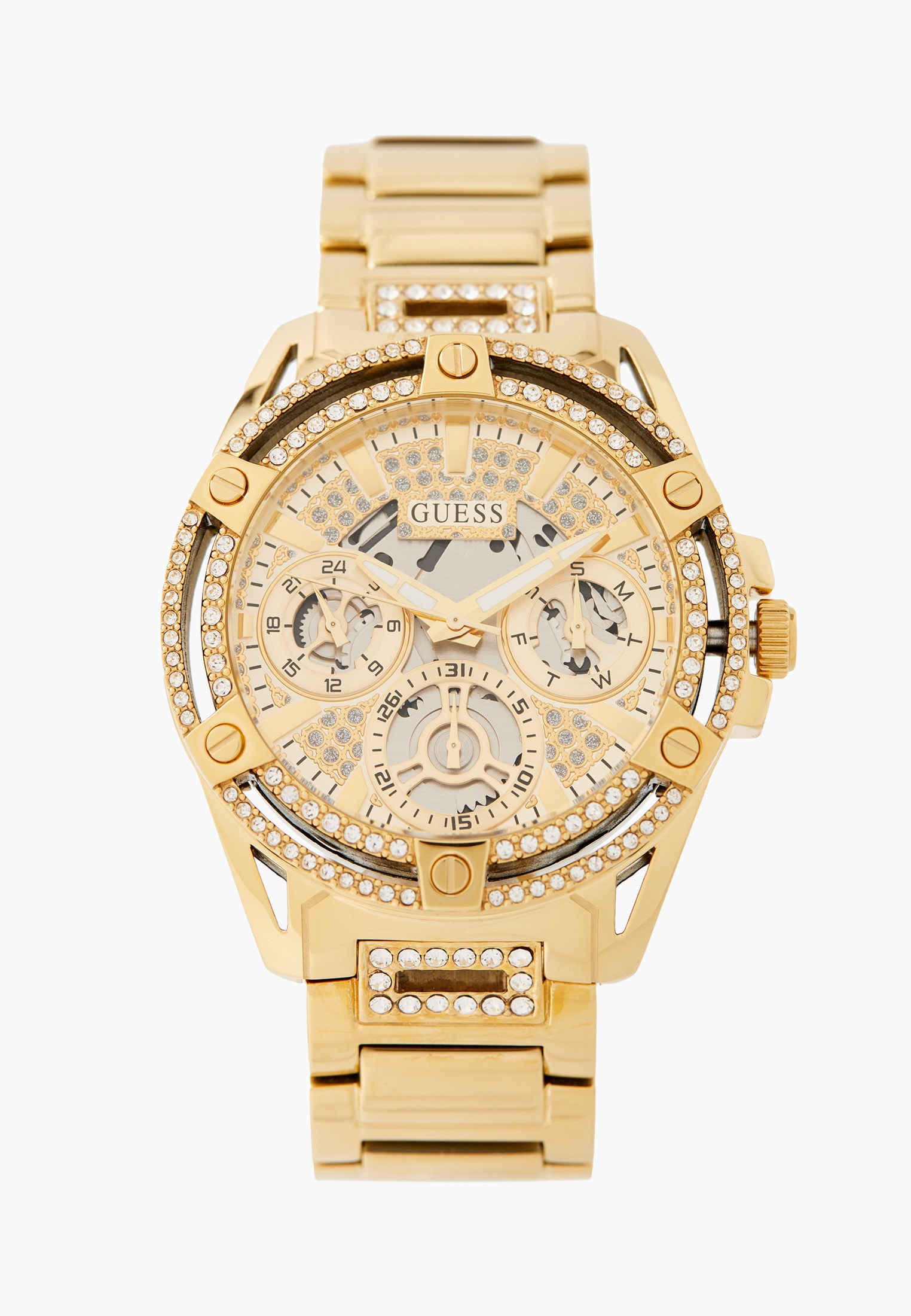 Часы Guess GW0464L2, цвет: золотой, RTLACU401501 — купить в интернет ...