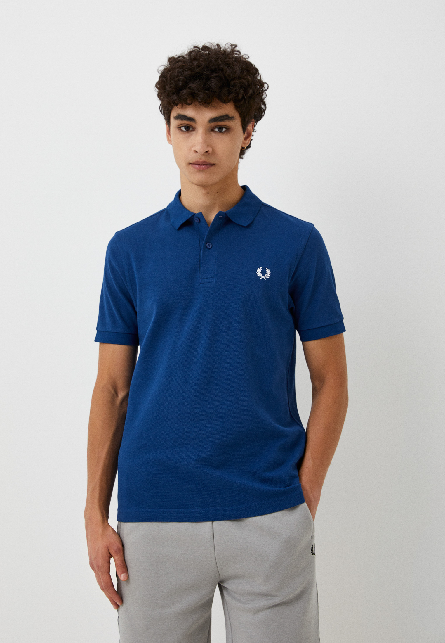 Поло Fred Perry, цвет: синий, RTLACU406401 — купить в интернет-магазине ...