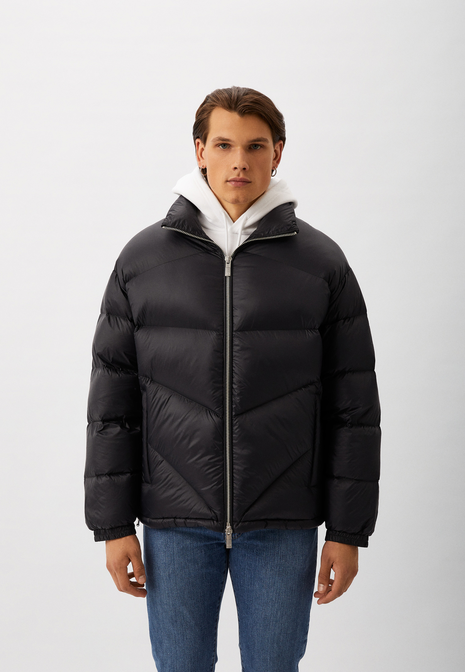 Пуховик Armani Exchange, цвет: черный, RTLACU501001 — купить в интернет ...