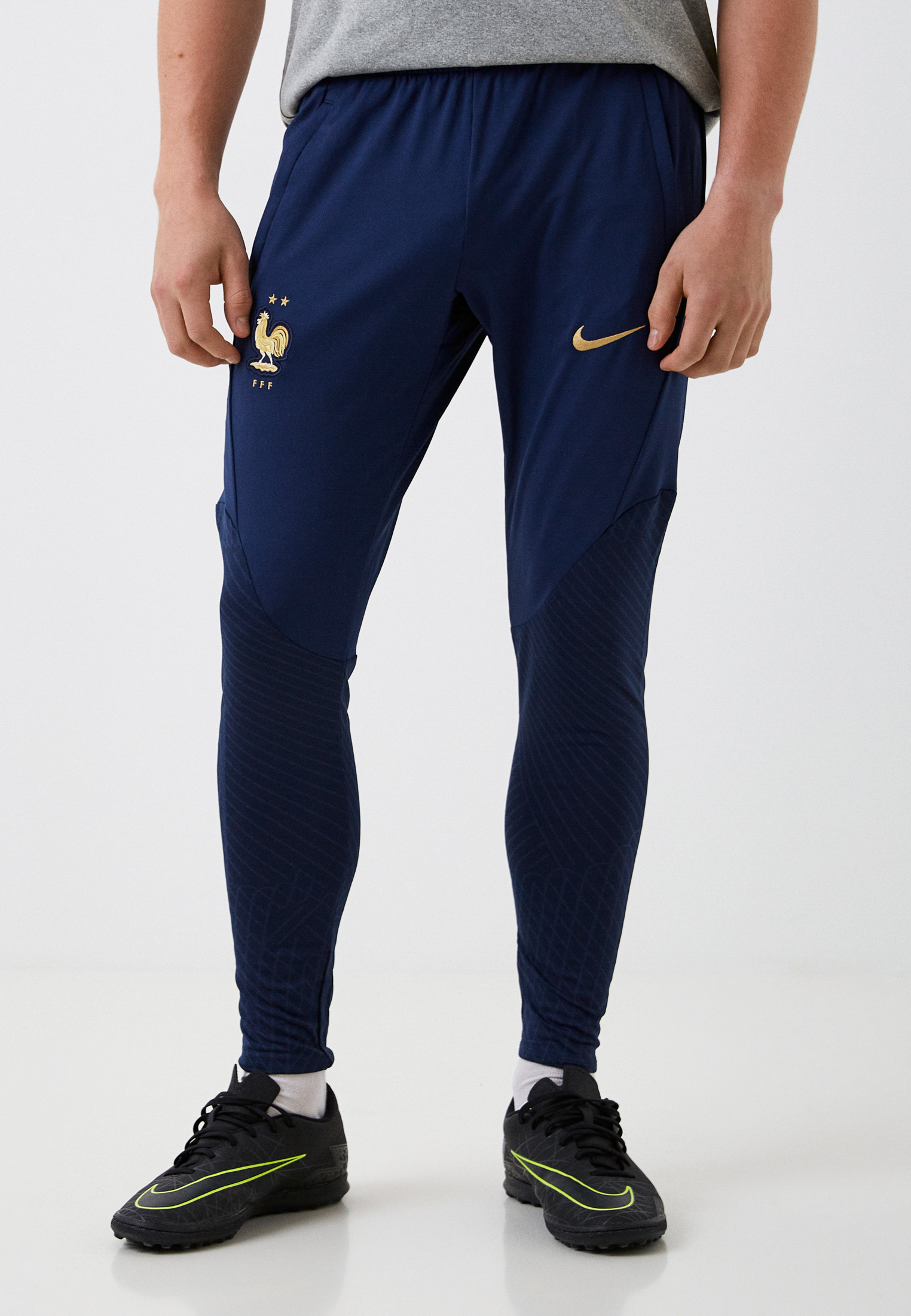 Брюки спортивные Nike Fff M Nk Df Strk Pant Kp цвет синий