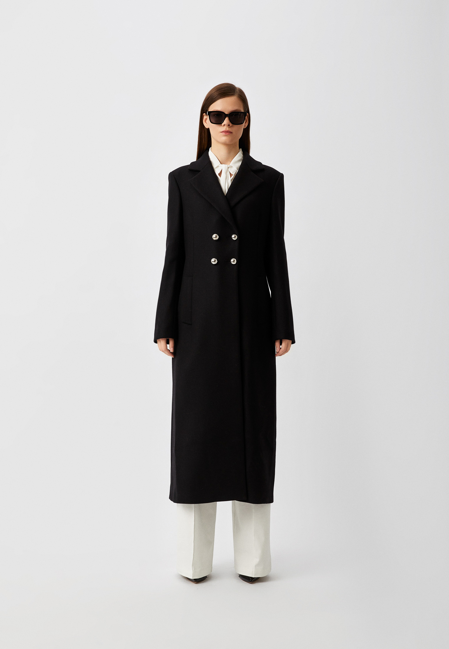 Пальто Pinko, цвет: черный, RTLACU738301 — купить в интернет-магазине ...