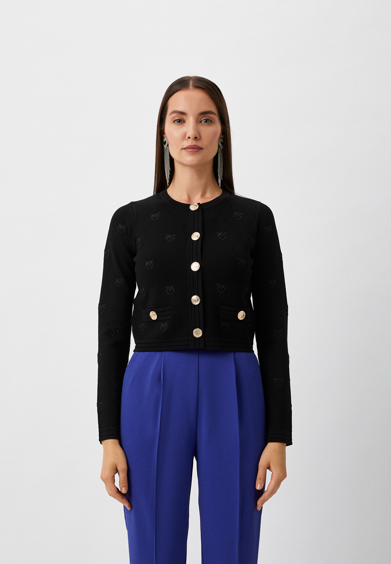 Кардиган Pinko, цвет: черный, RTLACU745401 — купить в интернет-магазине ...