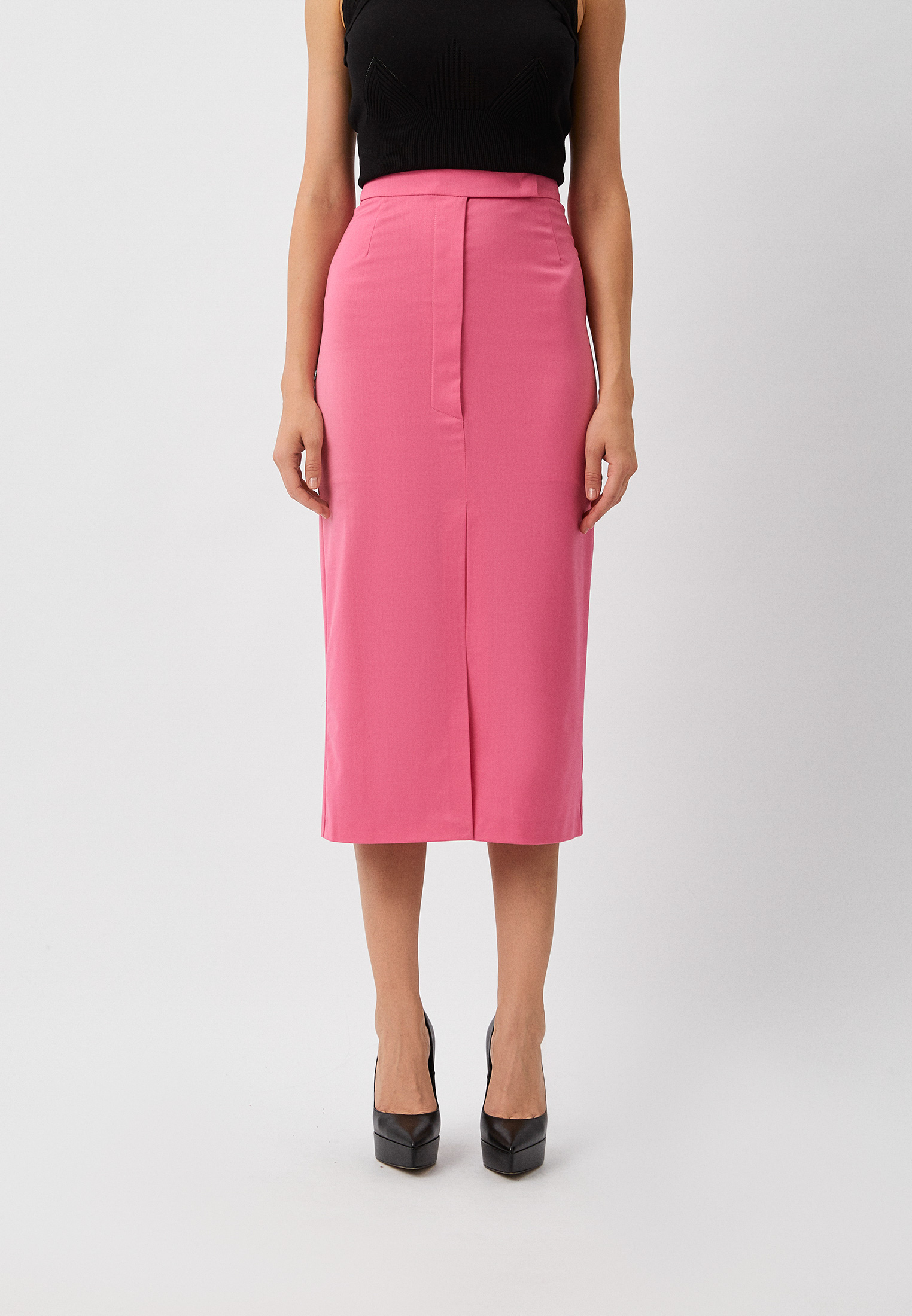 Юбка Pinko, цвет: розовый, RTLACU753501 — купить в интернет-магазине Lamoda