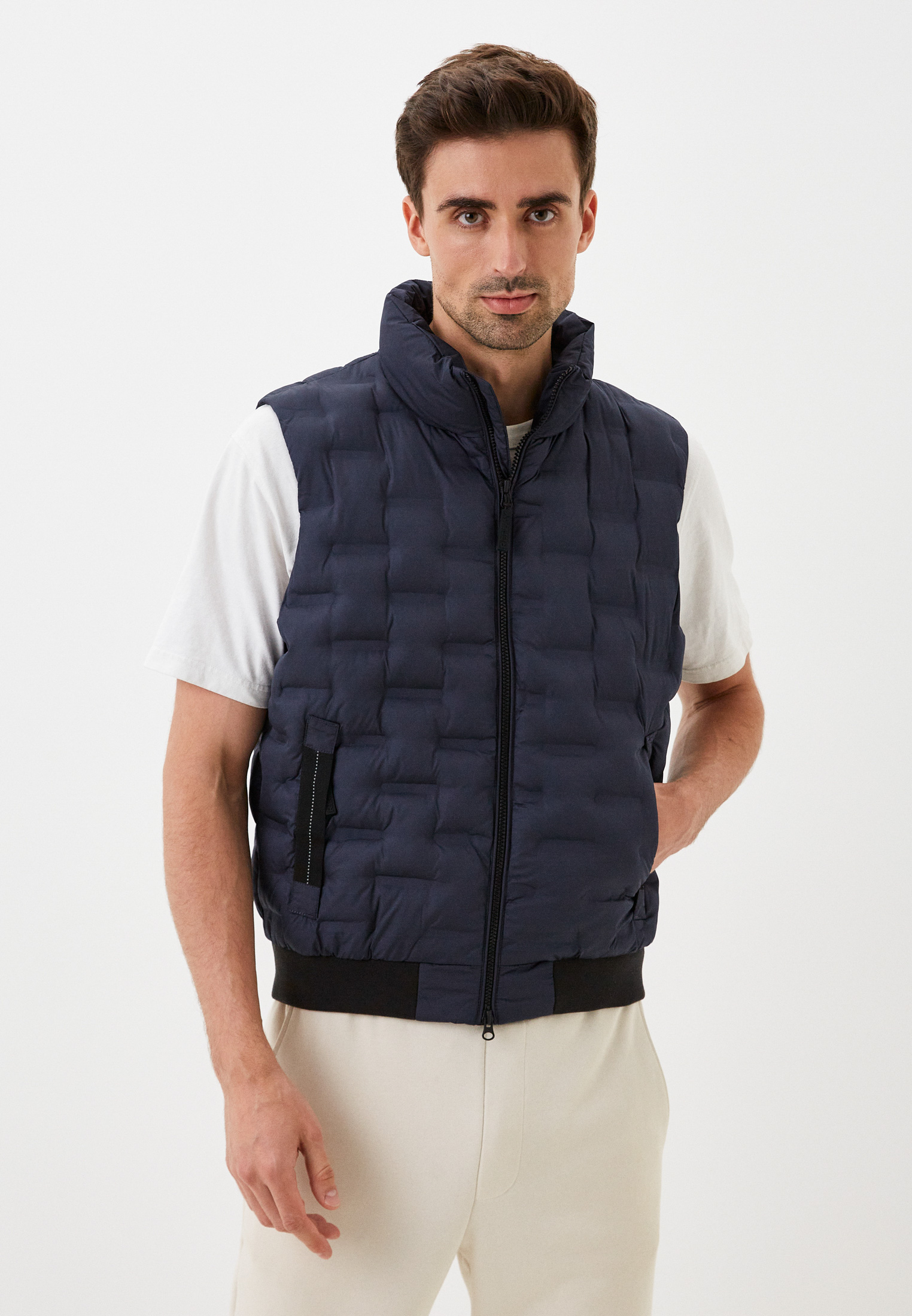 Жилет утепленный Replay, цвет: синий, RTLACU768202 — купить в интернет ...