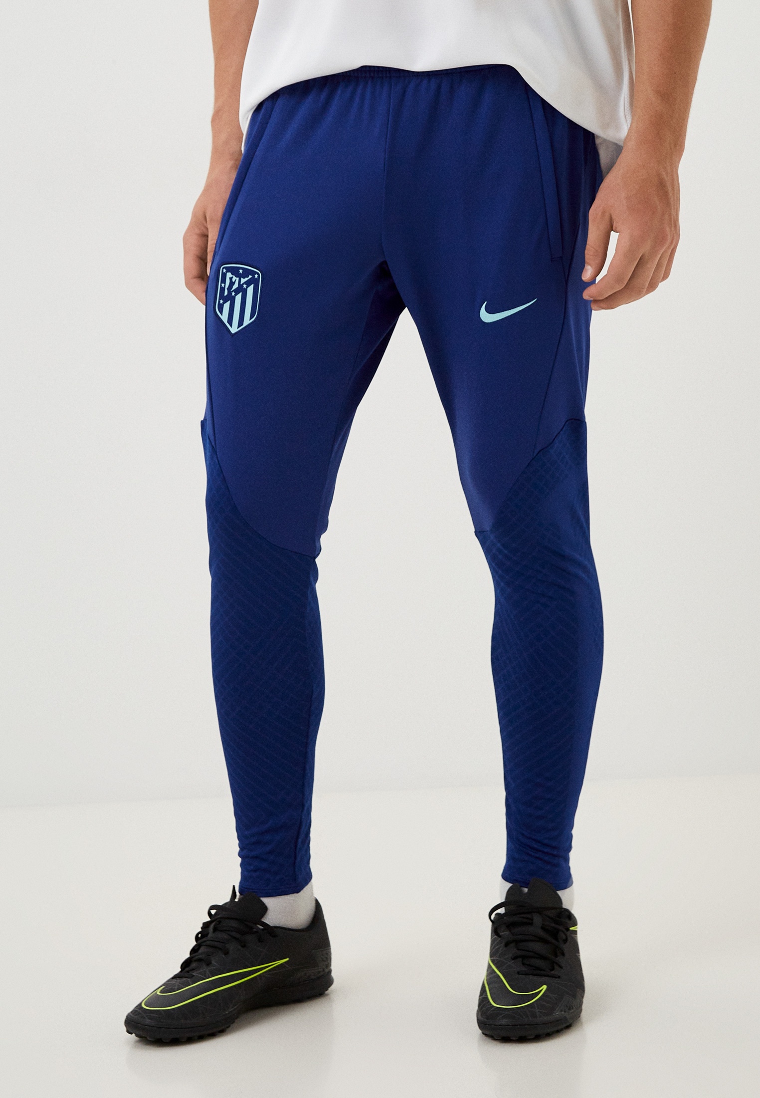 Брюки спортивные Nike Atm M Nk Df Strk Pant Kp Ks цвет синий