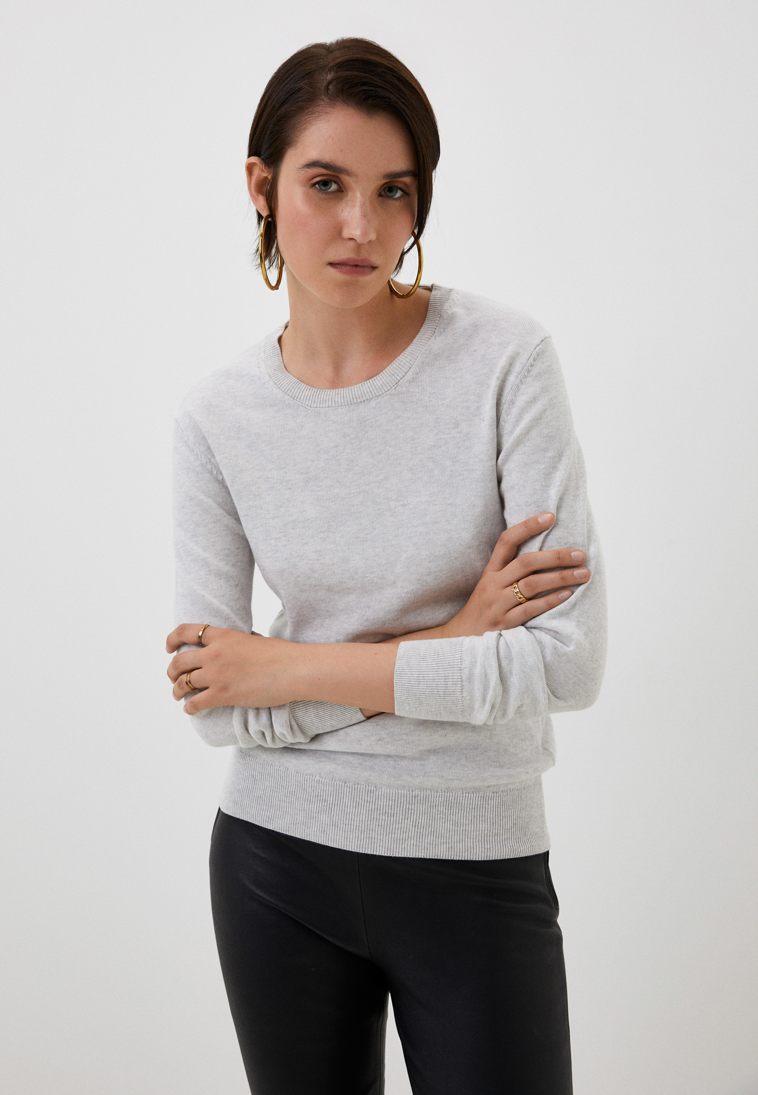 Джемпер Basics & More, цвет: серый, RTLACV026301 — купить в интернет ...