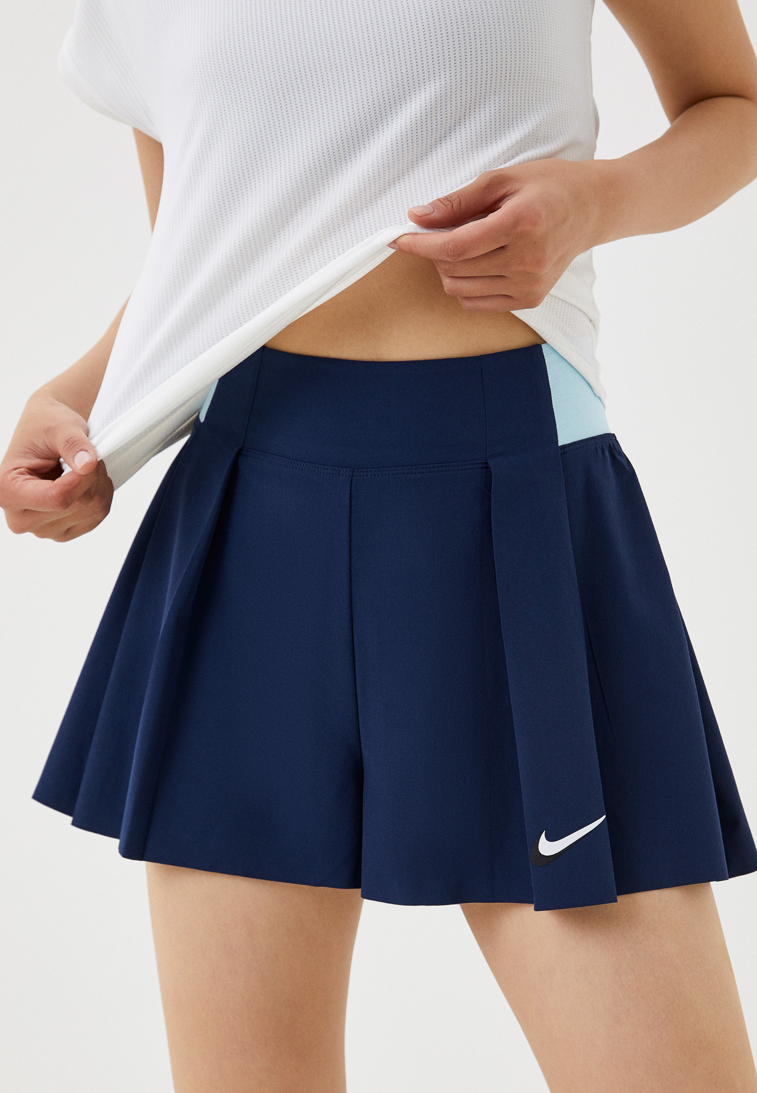Шорты спортивные Nike W NKCT DF SLAM SHORT NY, цвет: синий ...