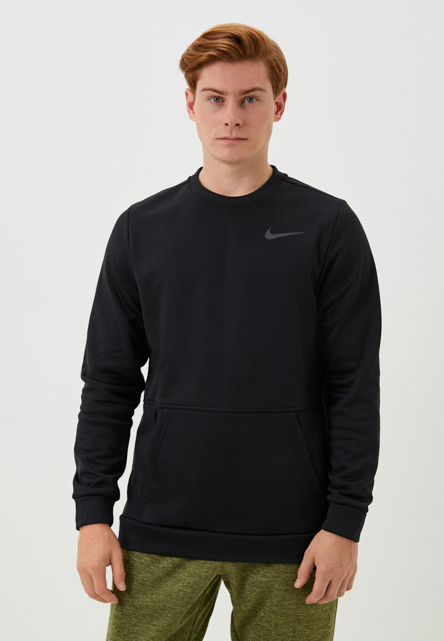 Свитшот Nike Nike Therma, цвет: черный, RTLACV259901 — купить в ...