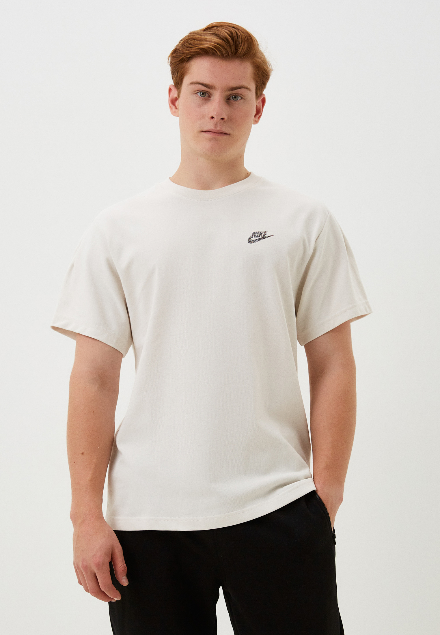 Футболка Nike M NSW TE SS JSY TOP REVIVAL, цвет: бежевый, RTLACV267401 ...