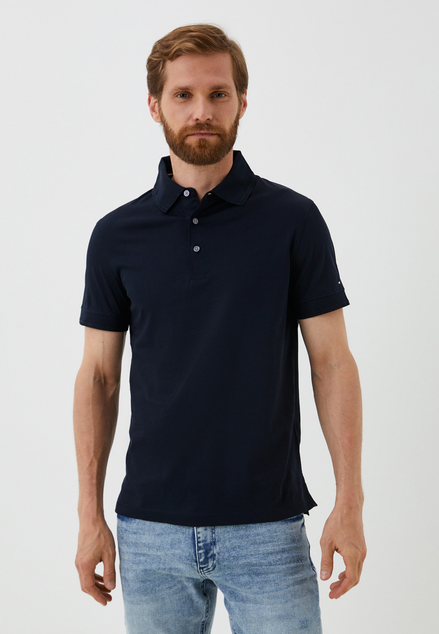 Поло Tommy Hilfiger, цвет: синий, RTLACV486302 — купить в интернет ...