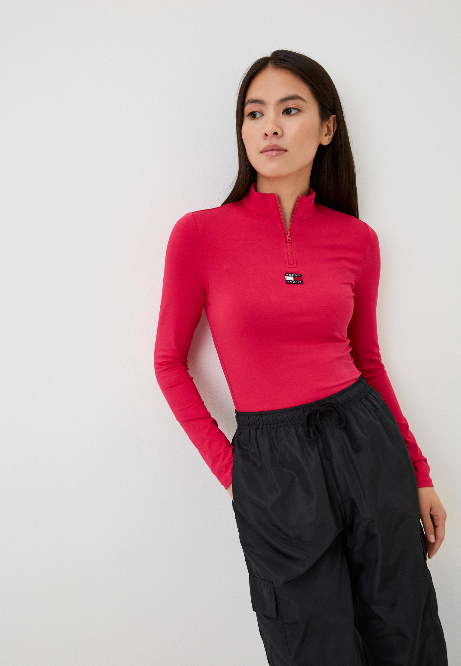 Лонгслив Tommy Jeans, цвет: фуксия, RTLACV491901 — купить в интернет ...