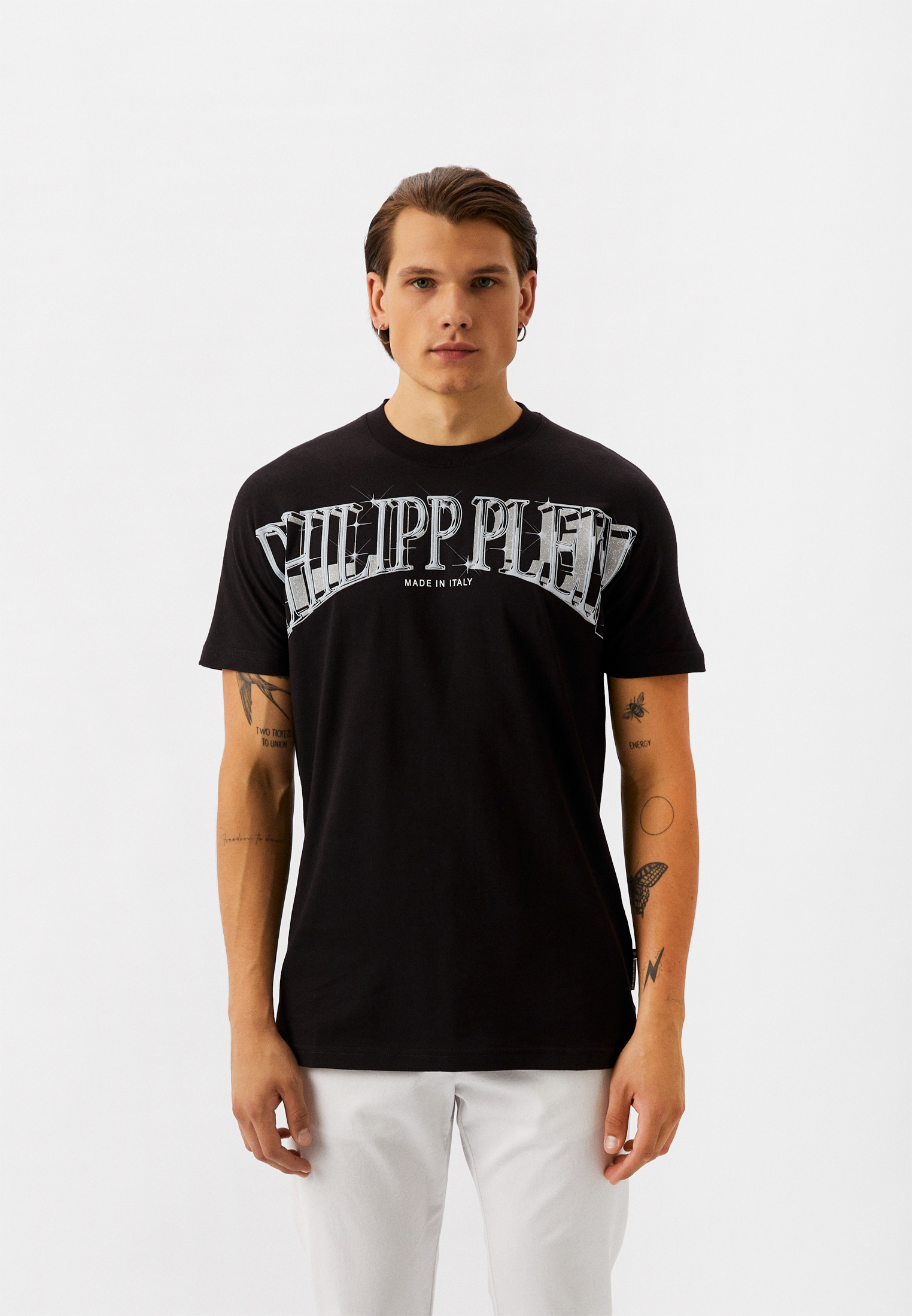 Футболка Philipp Plein, цвет: черный, RTLACV805801 — купить в интернет ...