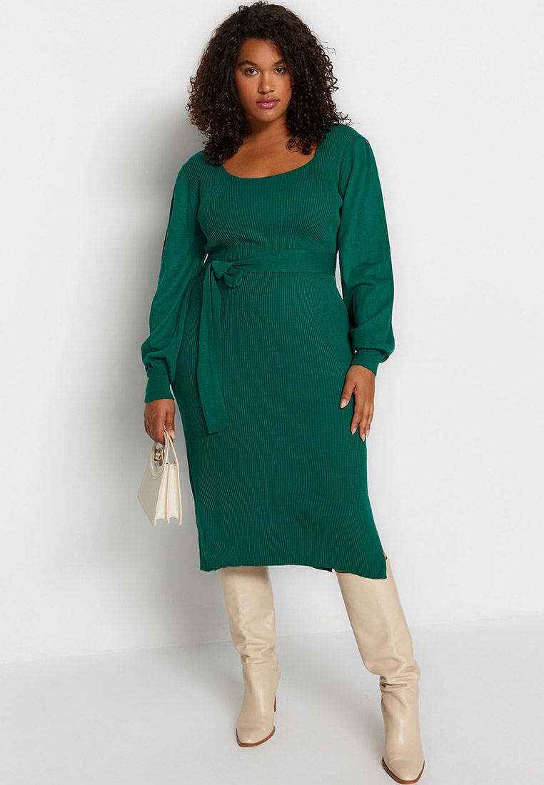 Платье Trendyol, цвет: бирюзовый, RTLACW031401 — купить в интернет ...