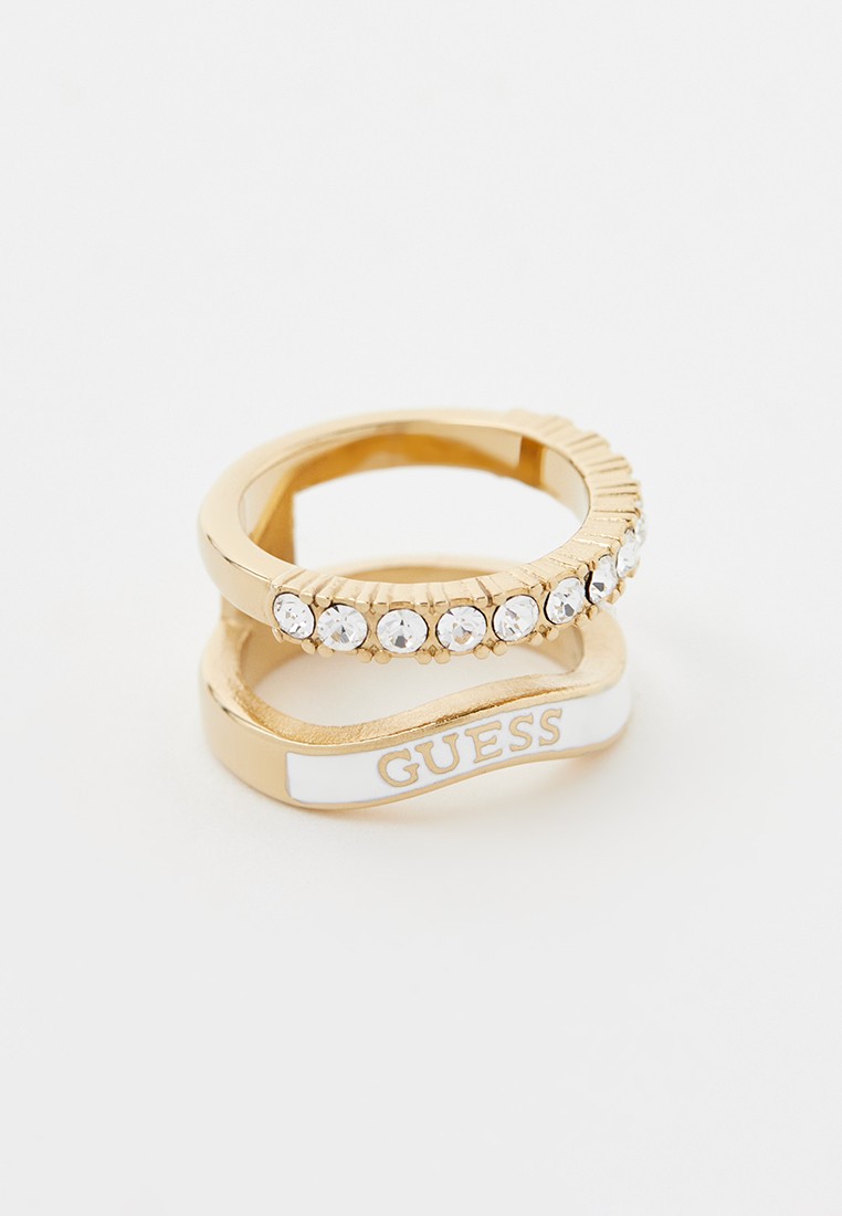 Кольцо Guess с гальваническим покрытием, цвет: белый, RTLACW084201 ...