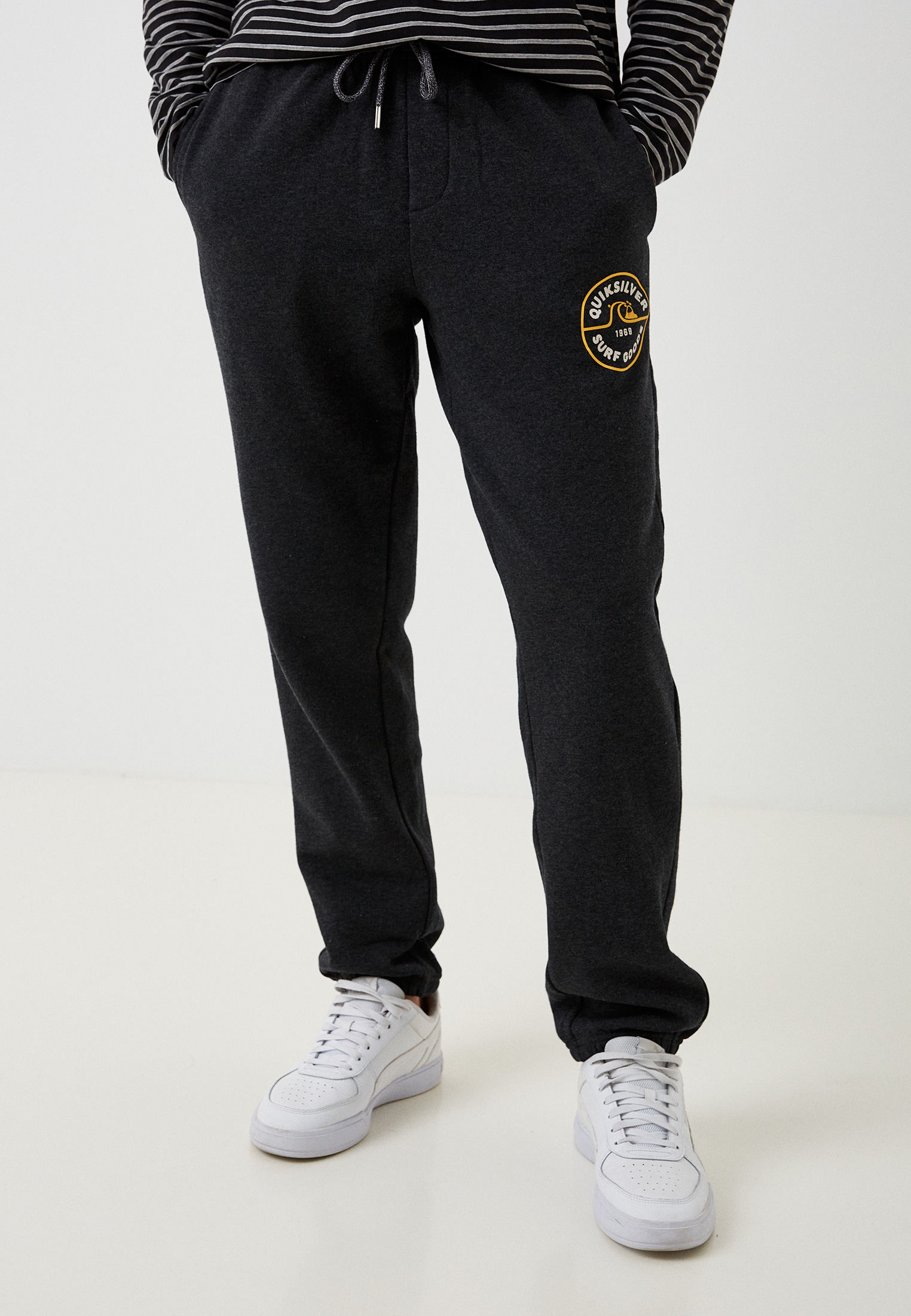 Брюки спортивные Quiksilver, цвет: серый, RTLACW114401 — купить в ...