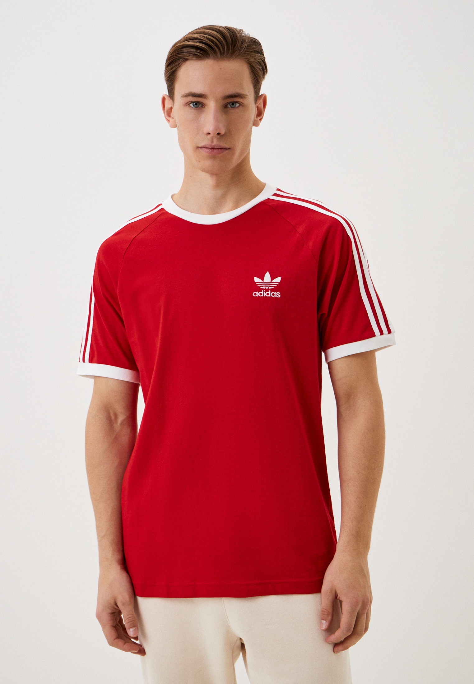 Футболка adidas Originals 3-STRIPES TEE, цвет: красный, RTLACW334801 ...